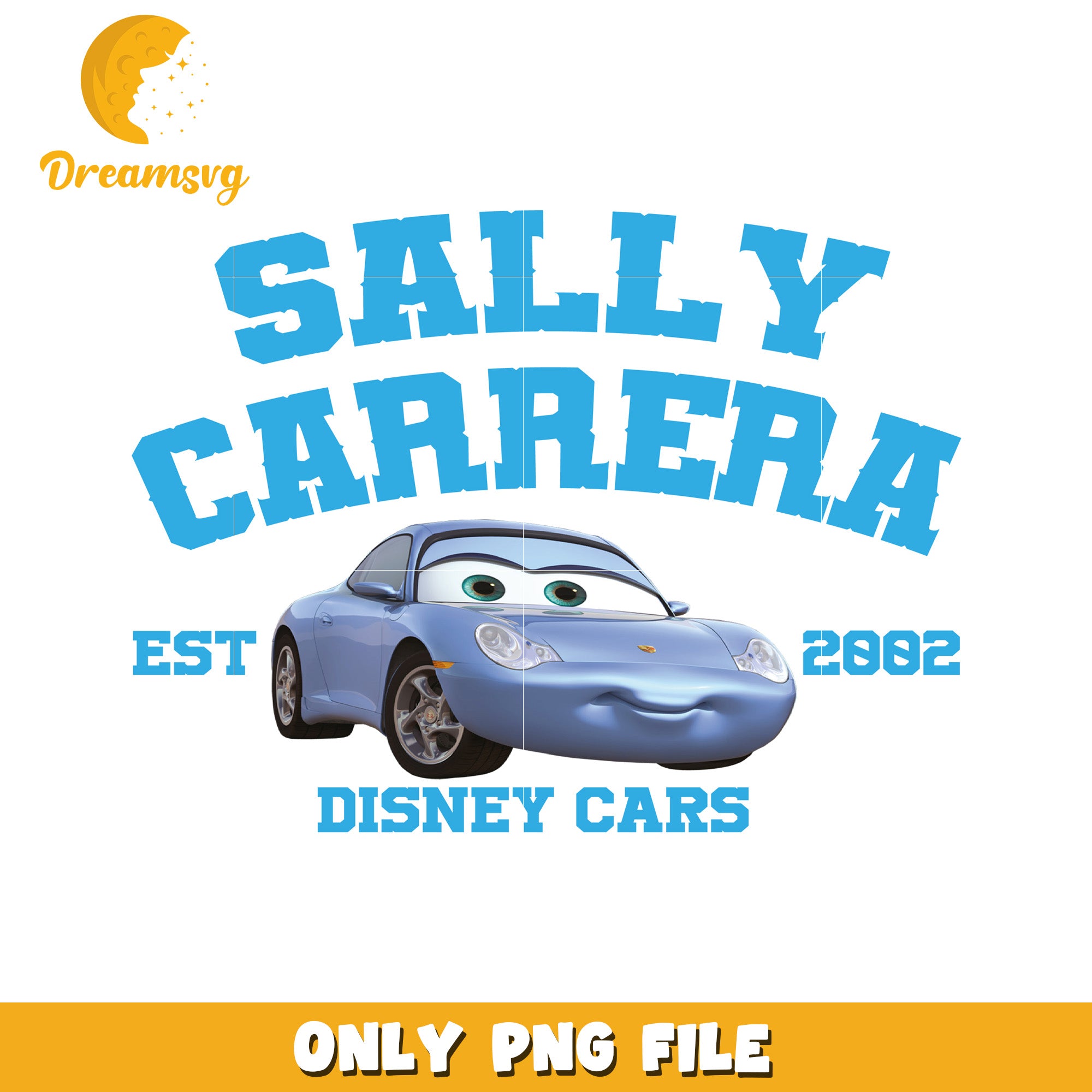 Sally Carrera Disney Cars PNG File for Fans and Collectors – DreamSVG Store