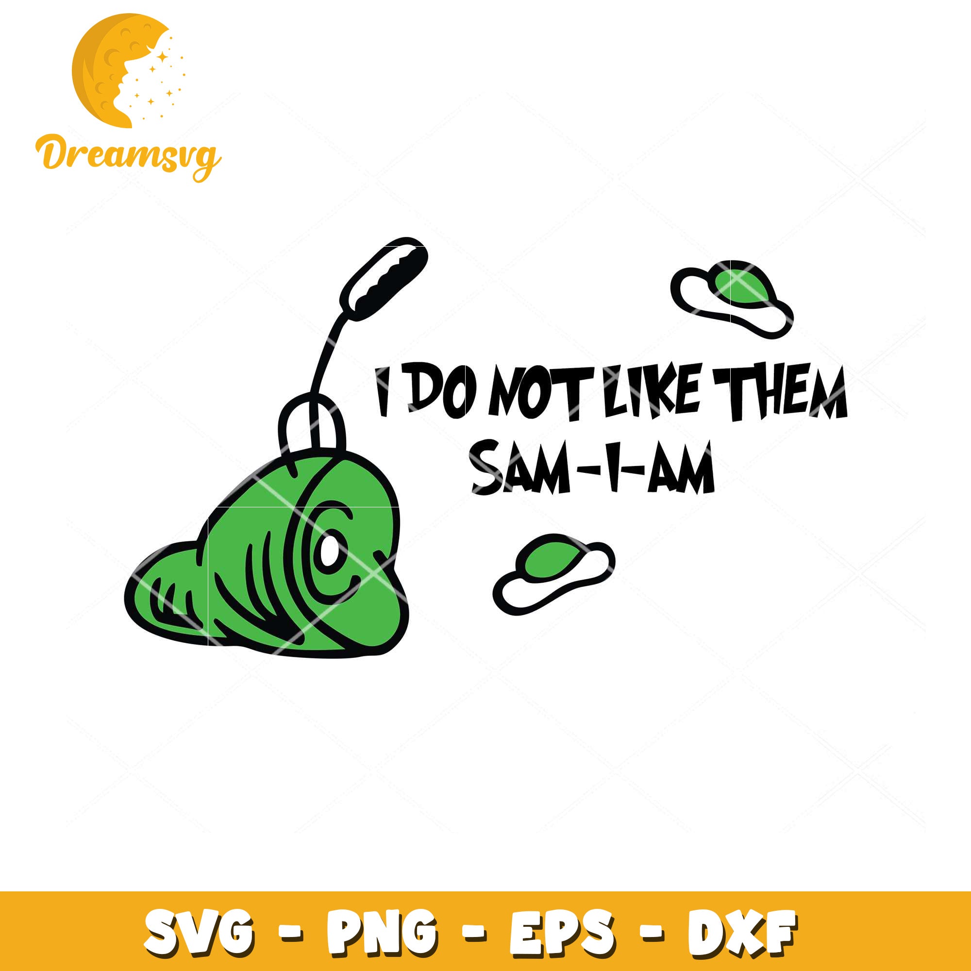 Sam I Am SVG Cutting File – DreamSVG Store