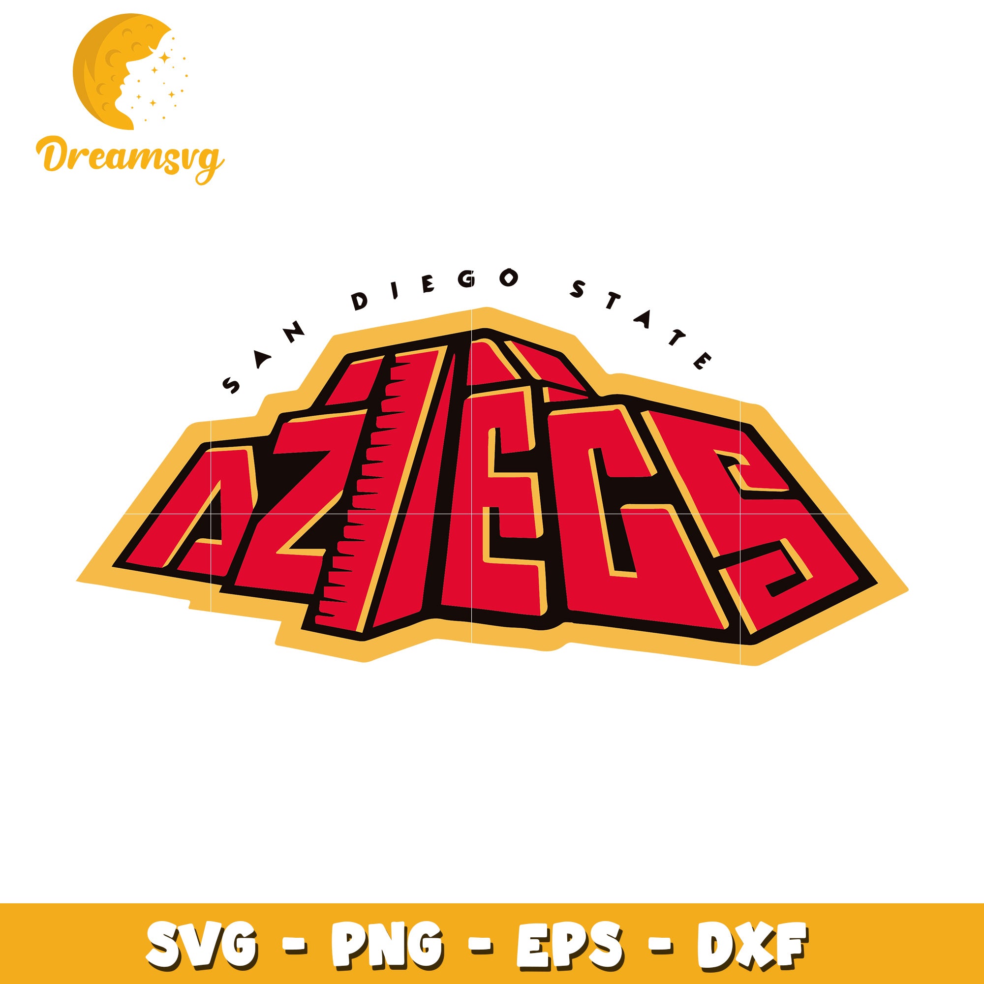 San Diego State Aztecs Logo SVG File for Creative Projects – DreamSVG Store