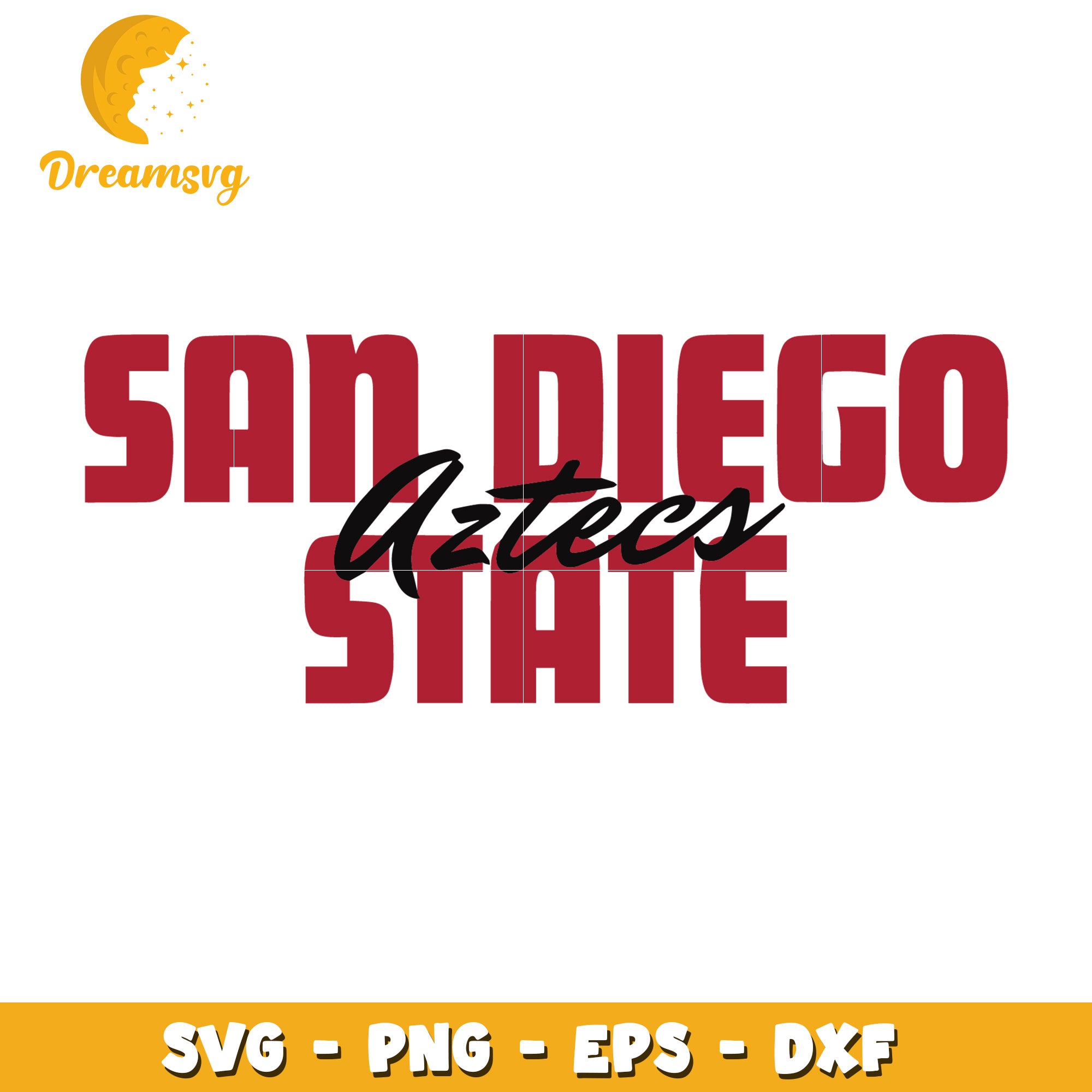 San Diego State Aztecs SVG Design for Craft Projects and DIY – DreamSVG ...