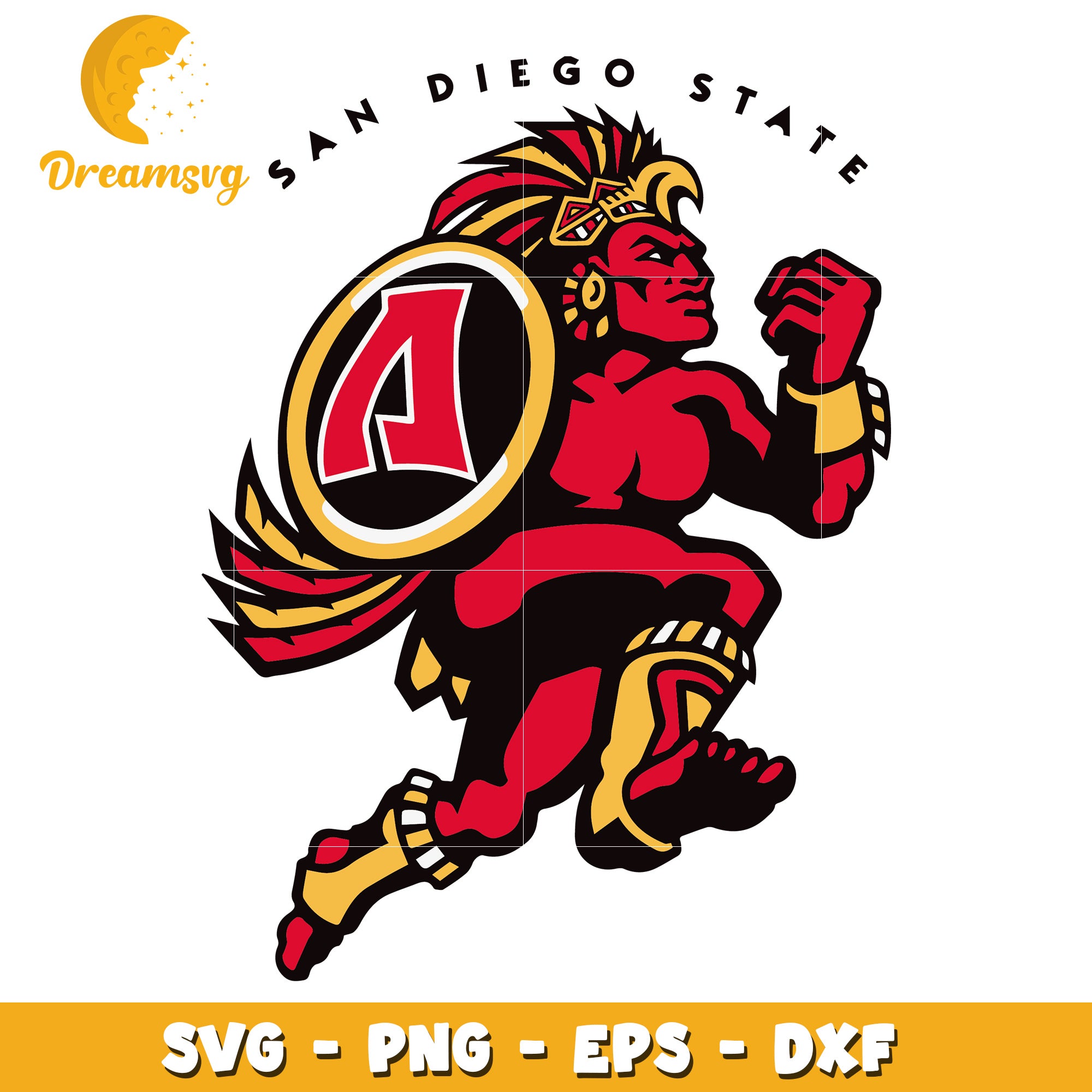 San Diego State University SVG Logo Design for Fans and Crafts ...