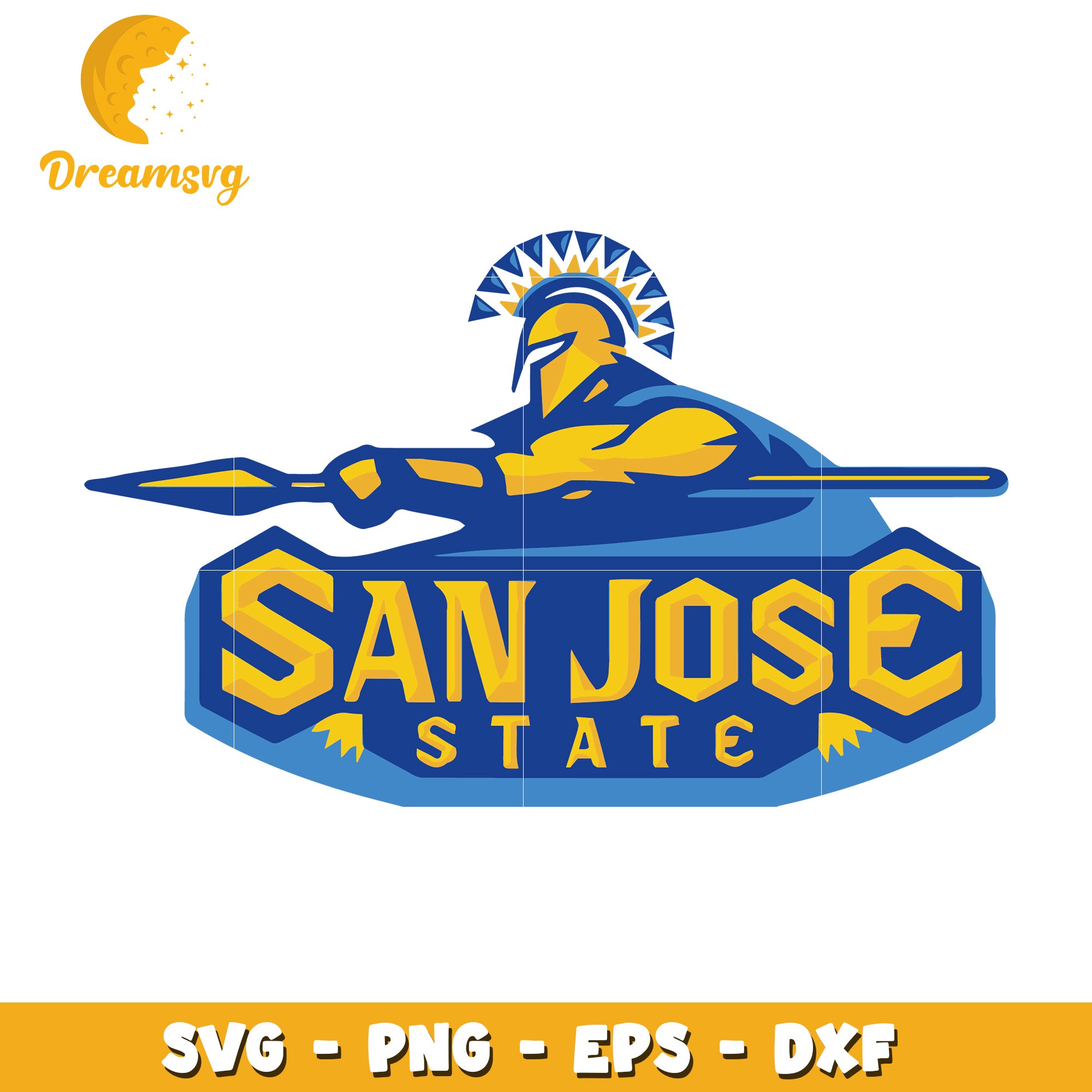 San Jose State Logo SVG File for Crafts and Design Projects – DreamSVG ...