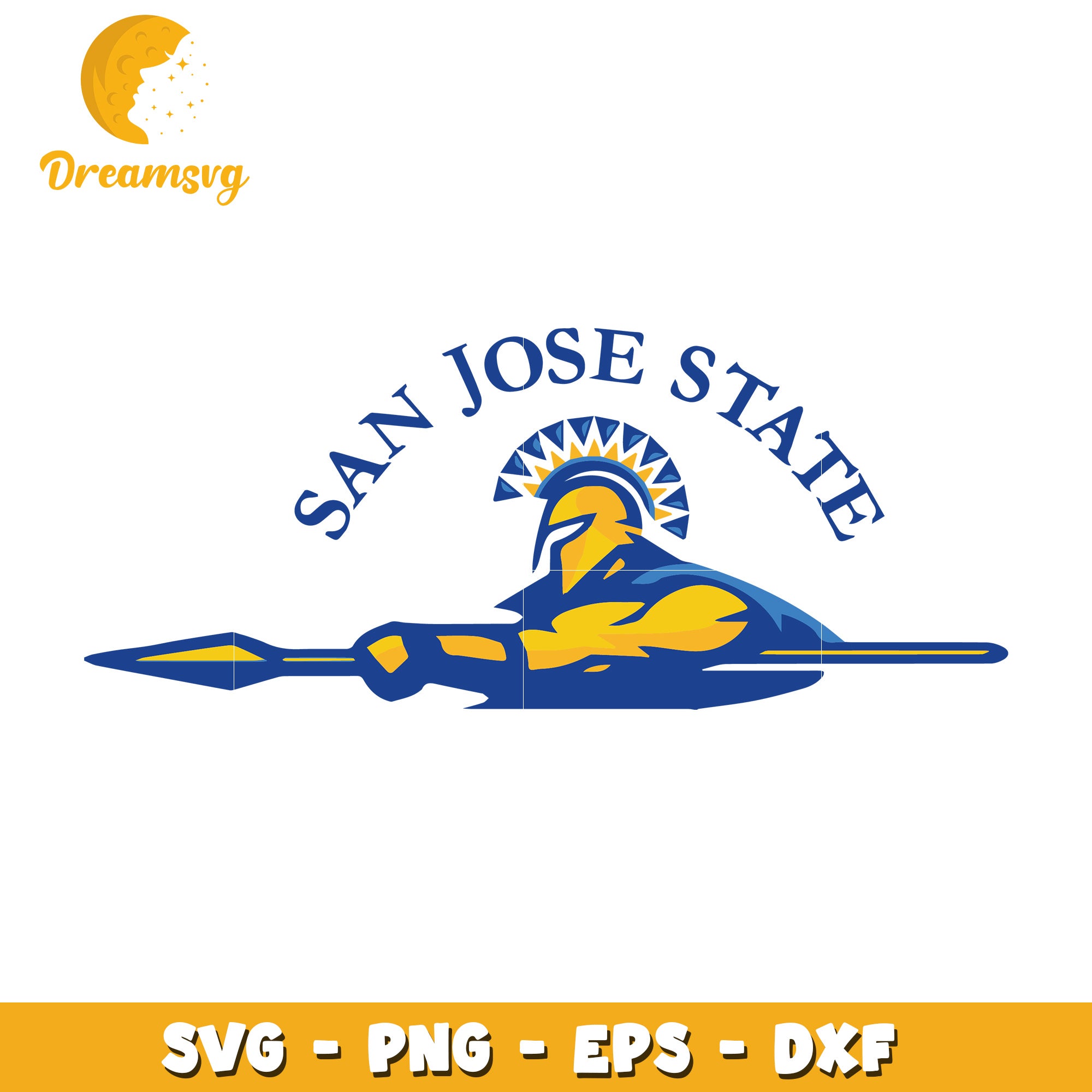 San Jose State Spartan SVG Cut File – DreamSVG Store