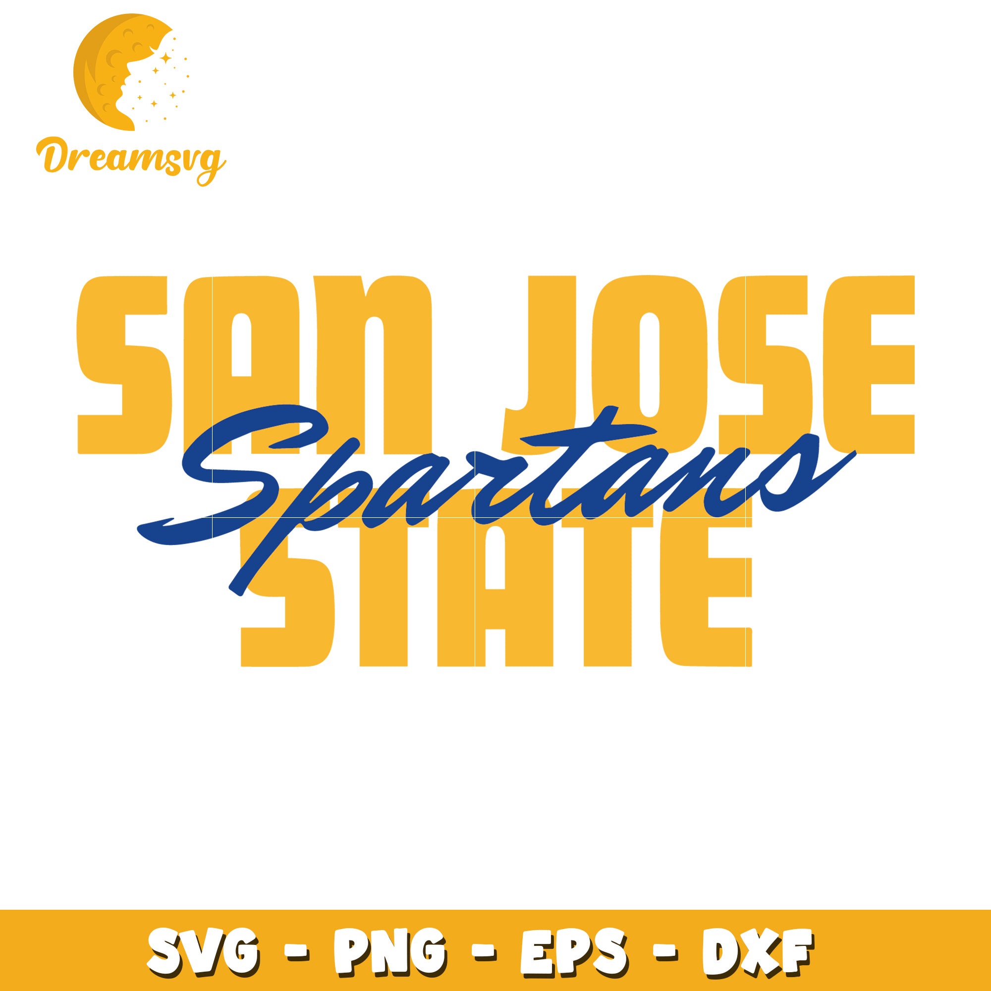 San Jose State Spartans SVG Cut File for Crafting Projects – DreamSVG Store