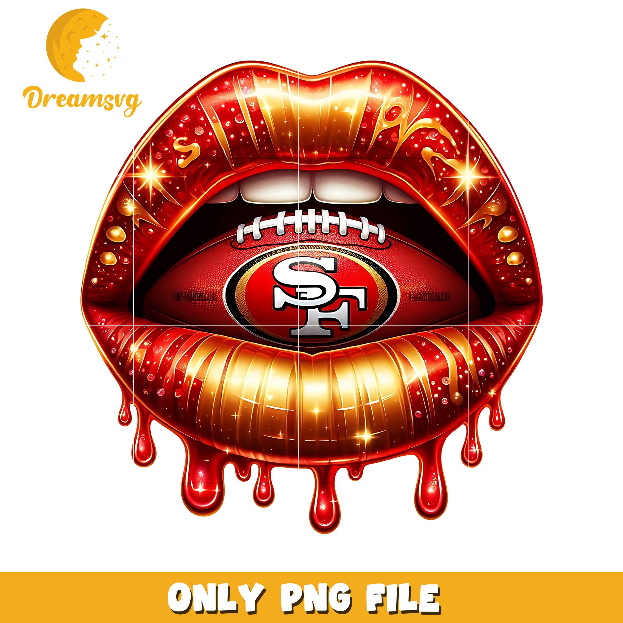 San francisco 49ers lips png, nfl teams png, nfl team logo png ...