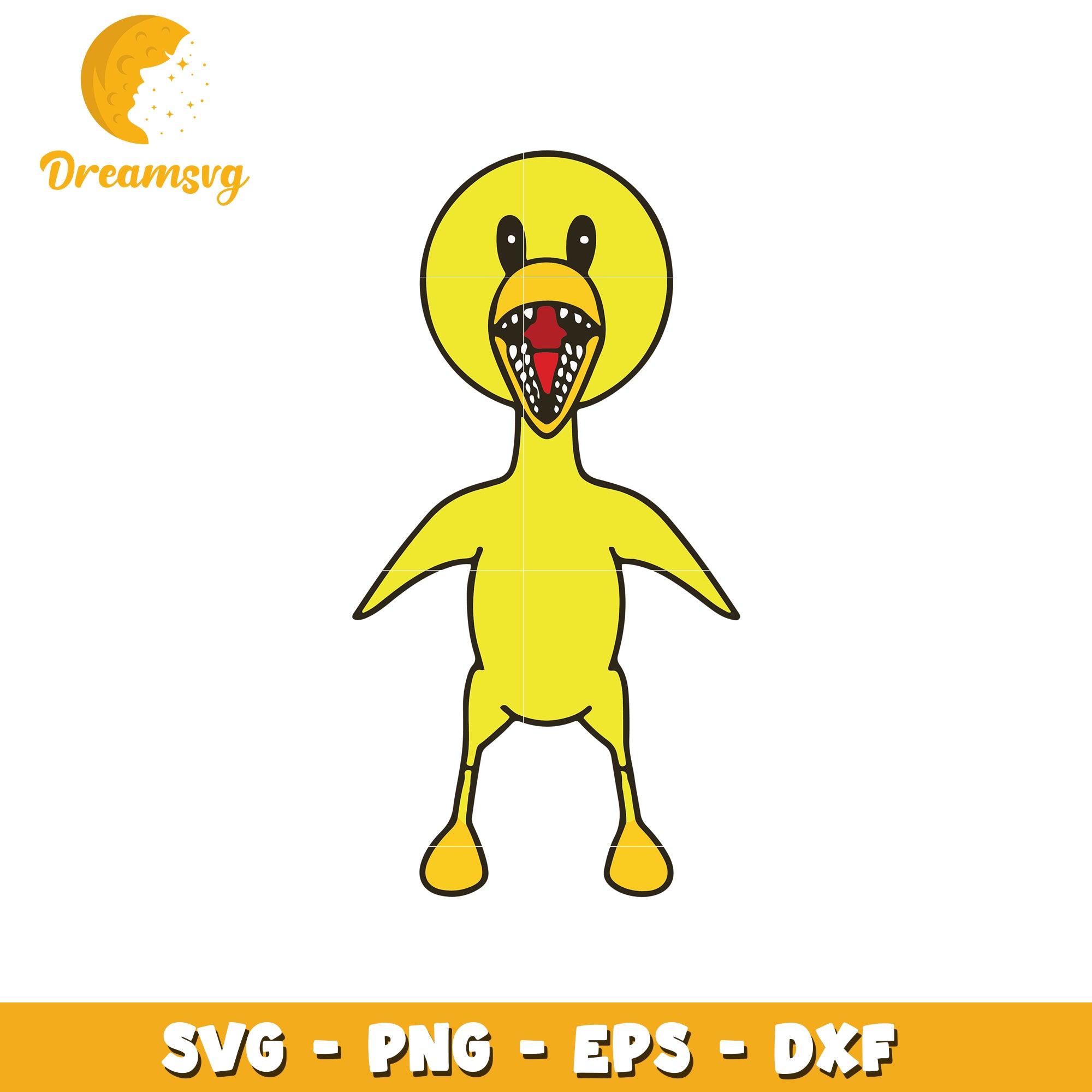 Scary Chick SVG PNG EPS DXF Cut File – DreamSVG Store