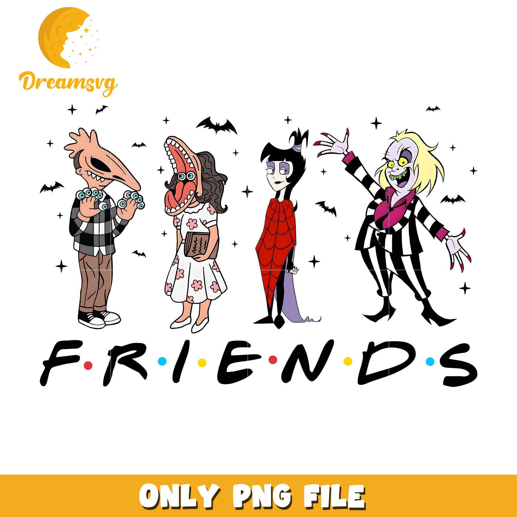 Scary friends png, happy halloween png, halloween toys png – DreamSVG Store