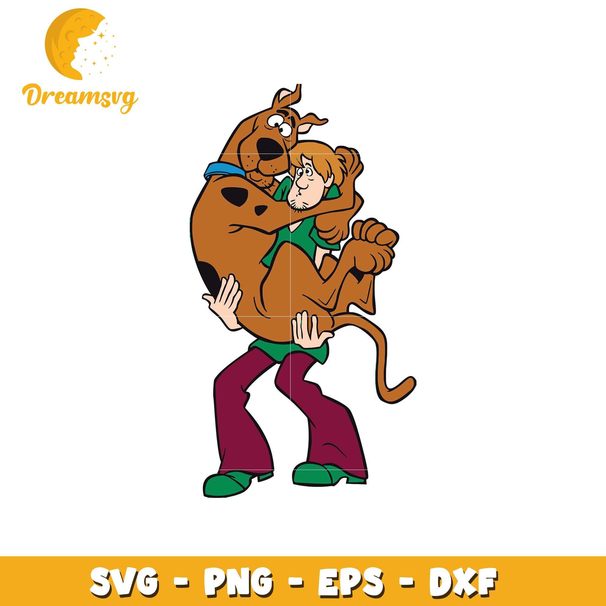 Scooby Doo Shaggy SVG Cut File – DreamSVG Store