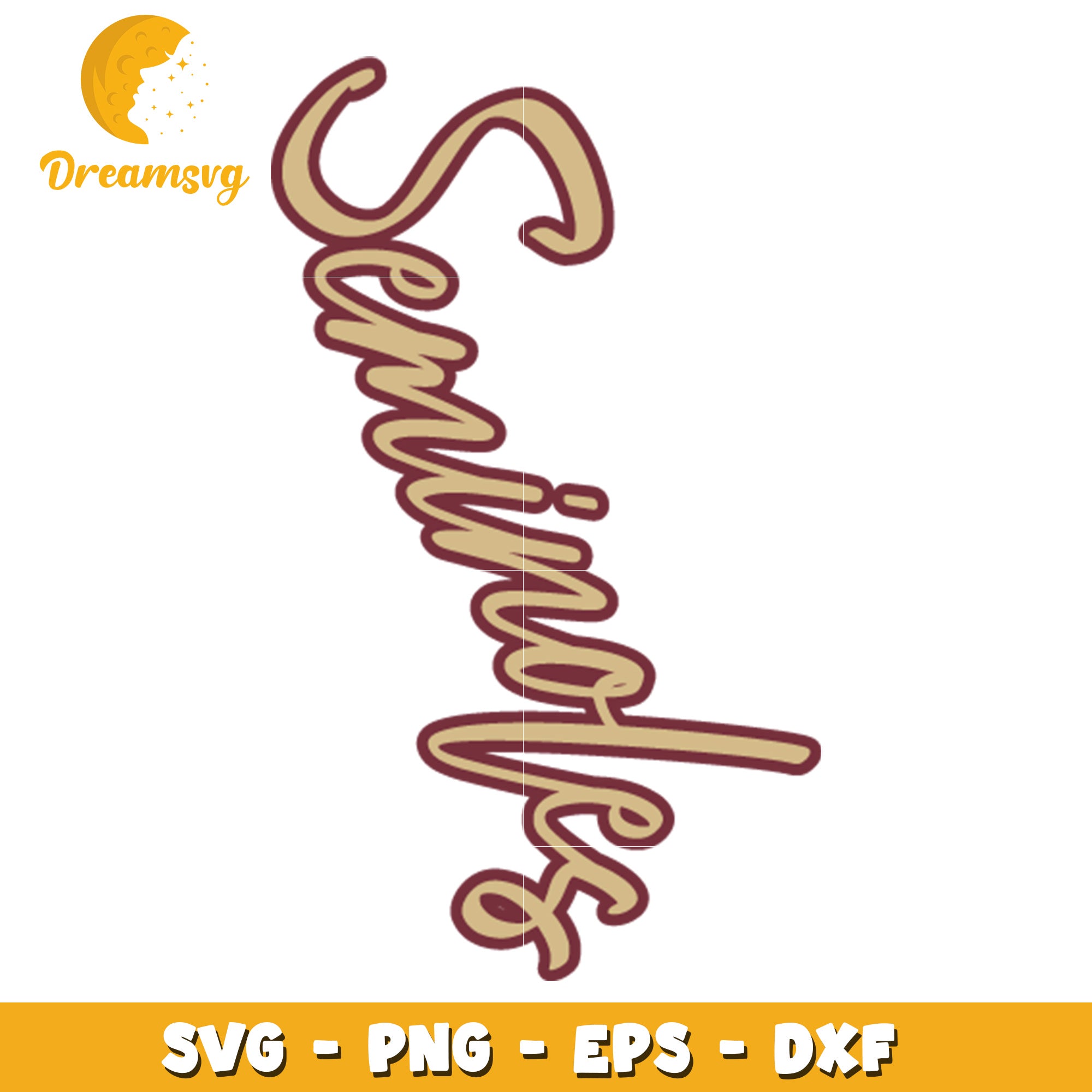 Seminoles SVG File for Digital Design Crafting and Projects – DreamSVG ...