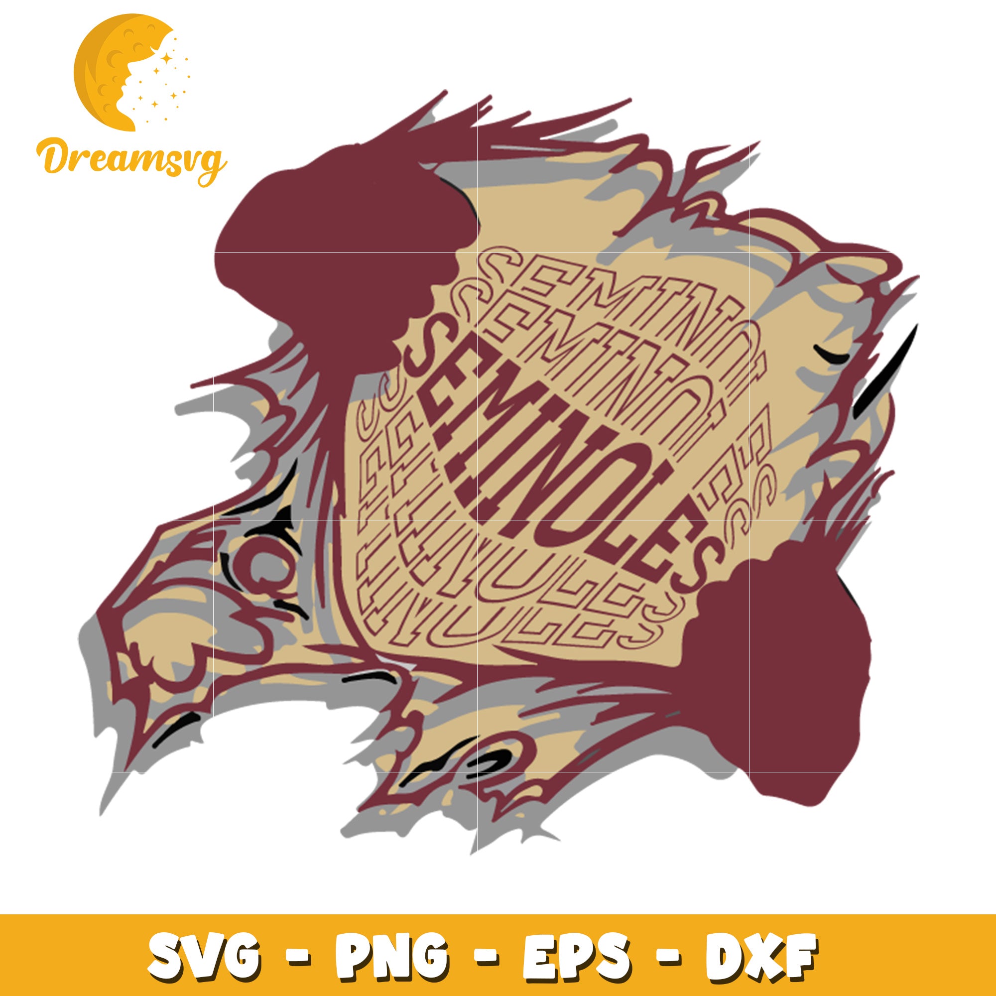 Seminoles SVG PNG EPS DXF Design – DreamSVG Store