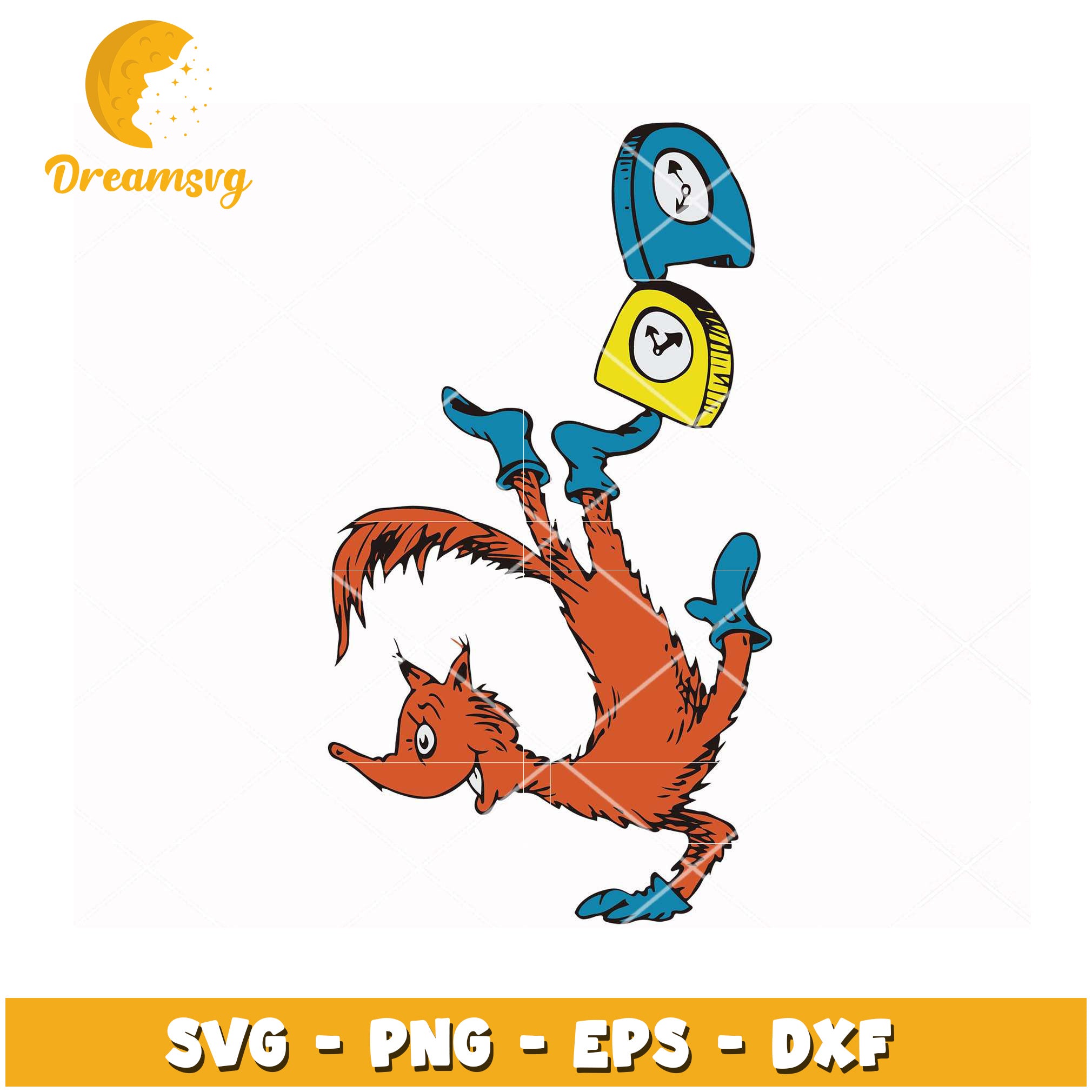 Silly Fox SVG Cut File – DreamSVG Store