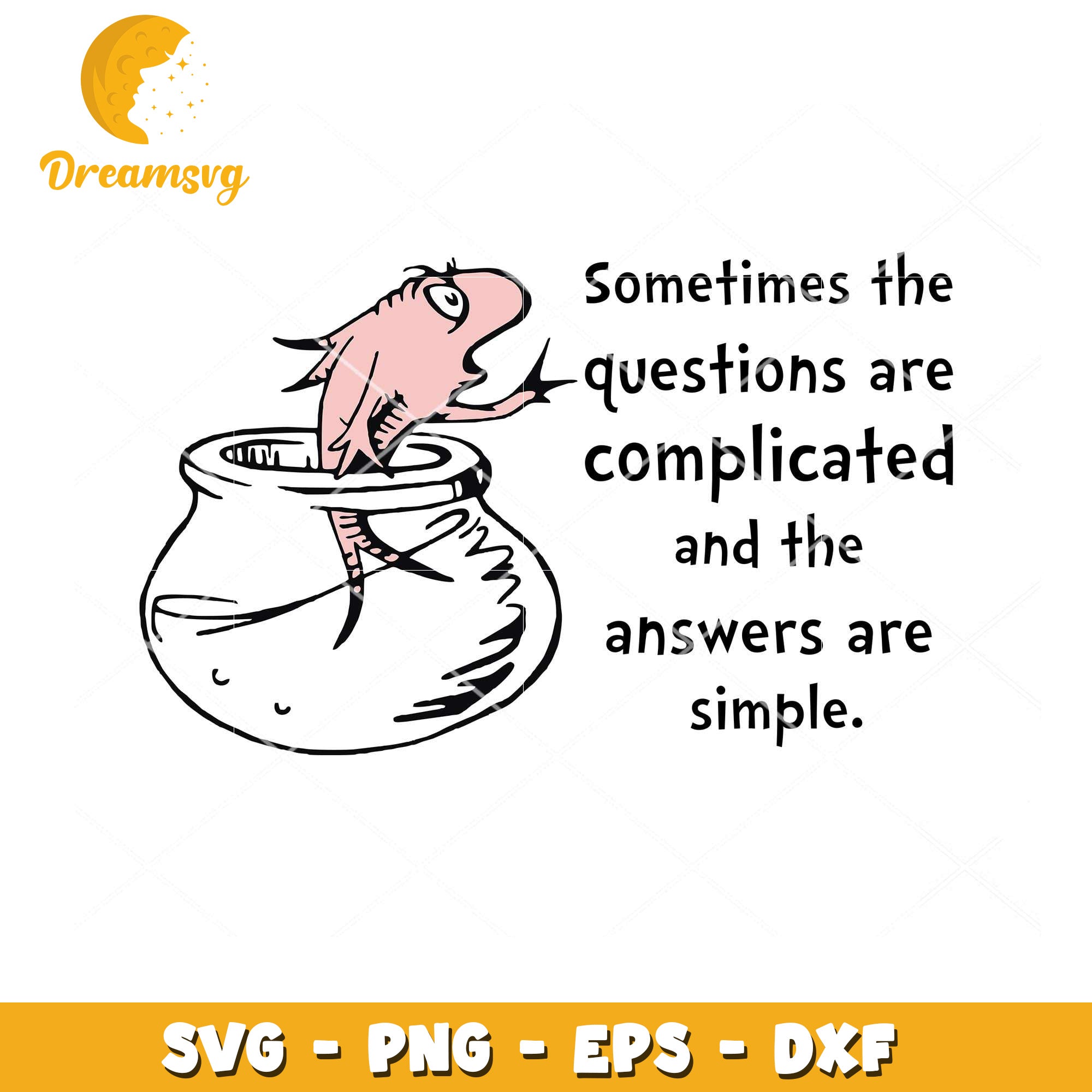 Simple Answers SVG Cut File – DreamSVG Store