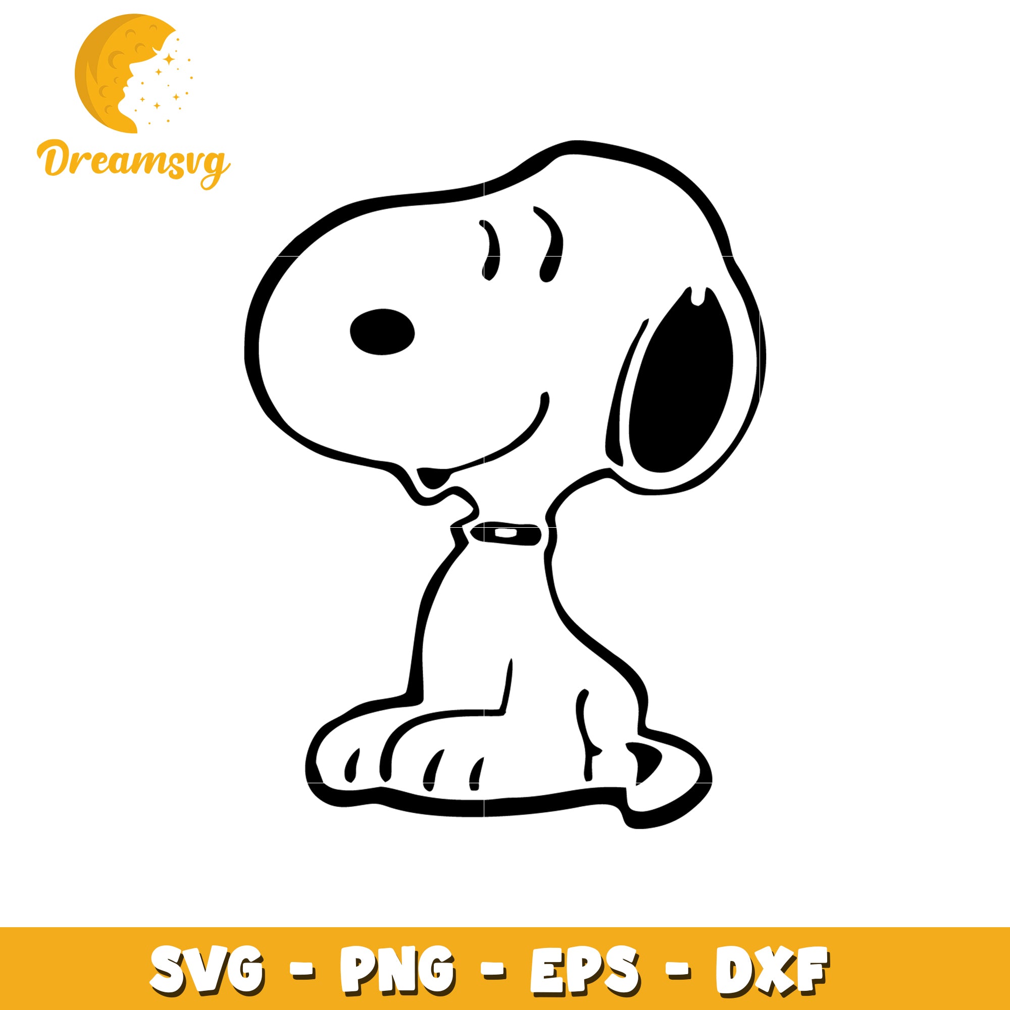 Snoopy Dog SVG Clipart for Creative Projects – DreamSVG Store