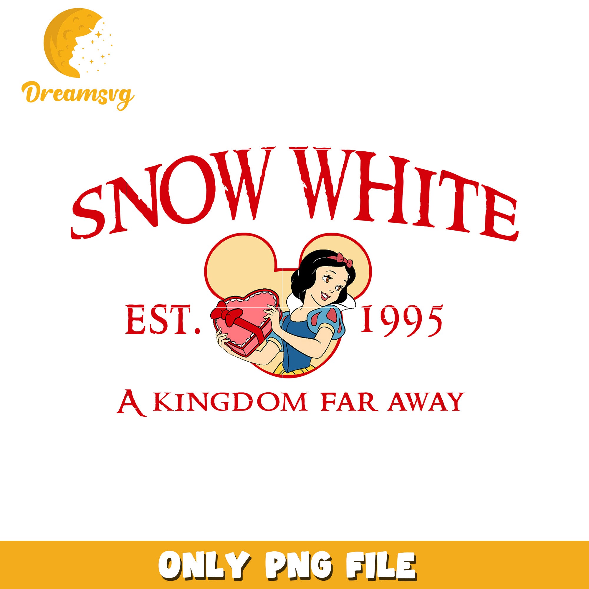 Snow White PNG 1995 Design – DreamSVG Store