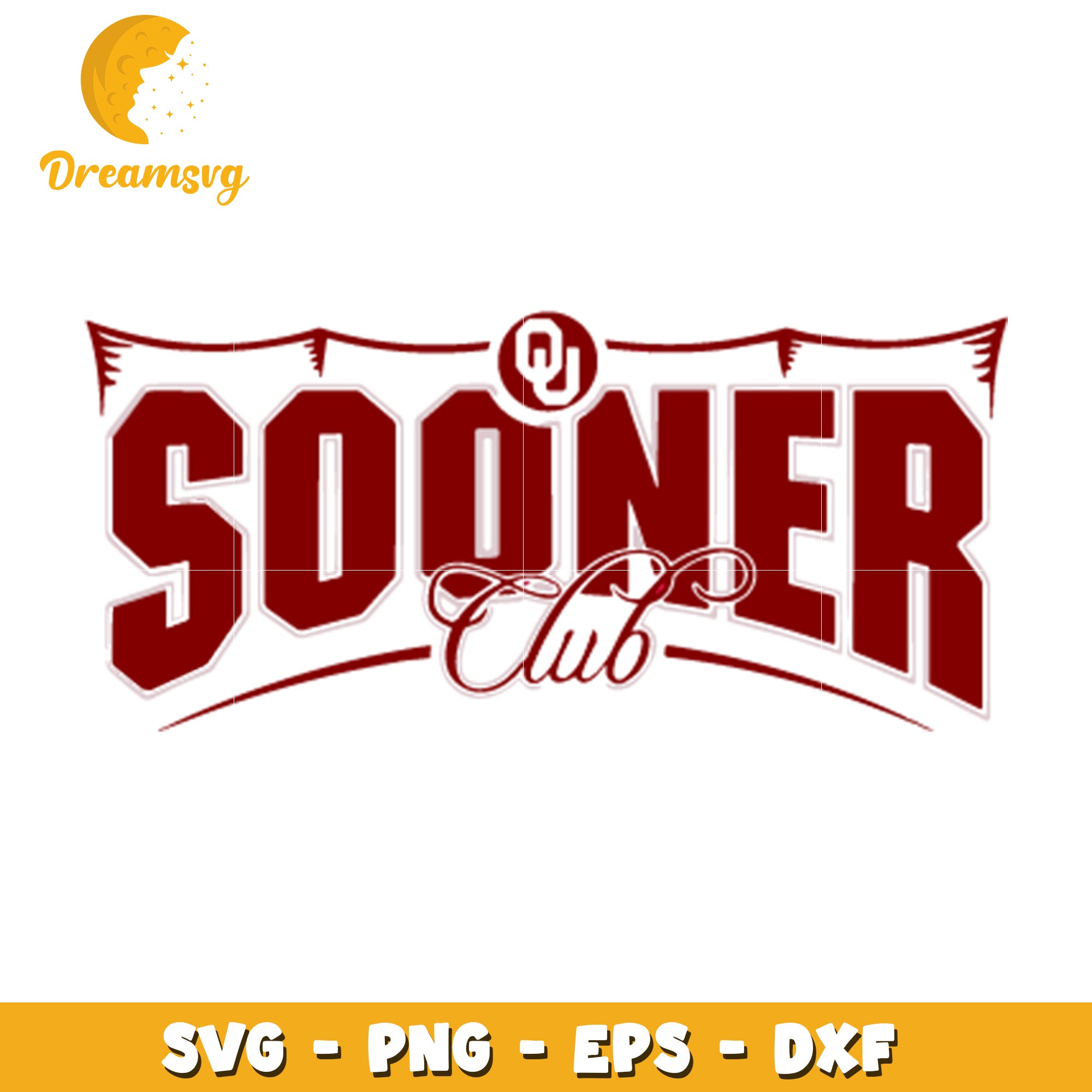 Sooner Club SVG Cut File – DreamSVG Store