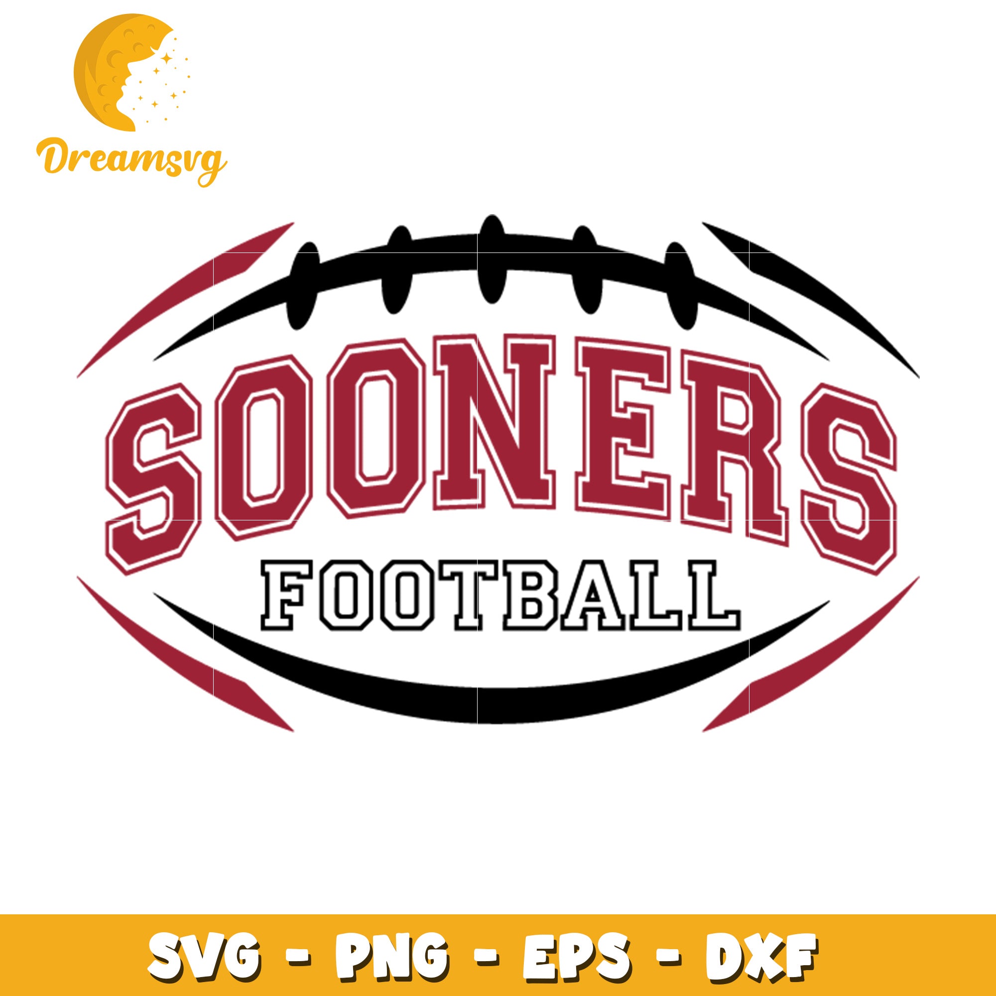 Sooners Football SVG PNG EPS DXF – DreamSVG Store