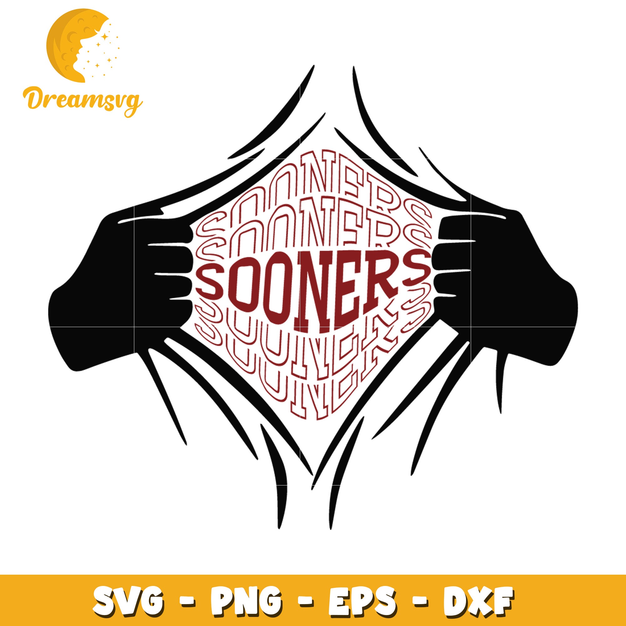 Sooners SVG Cut File PNG, EPS, DXF – DreamSVG Store