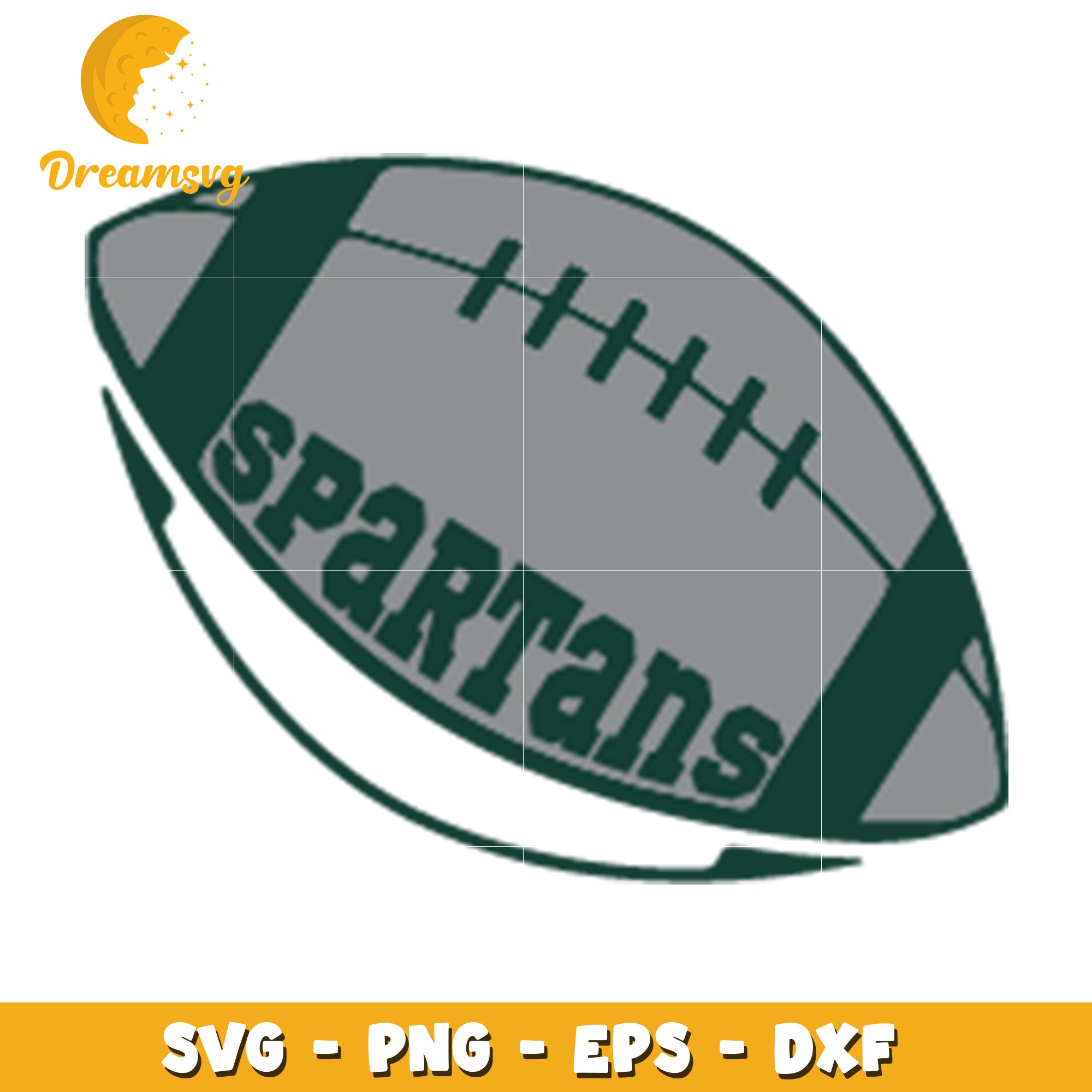 Spartan Football SVG PNG EPS DXF – DreamSVG Store