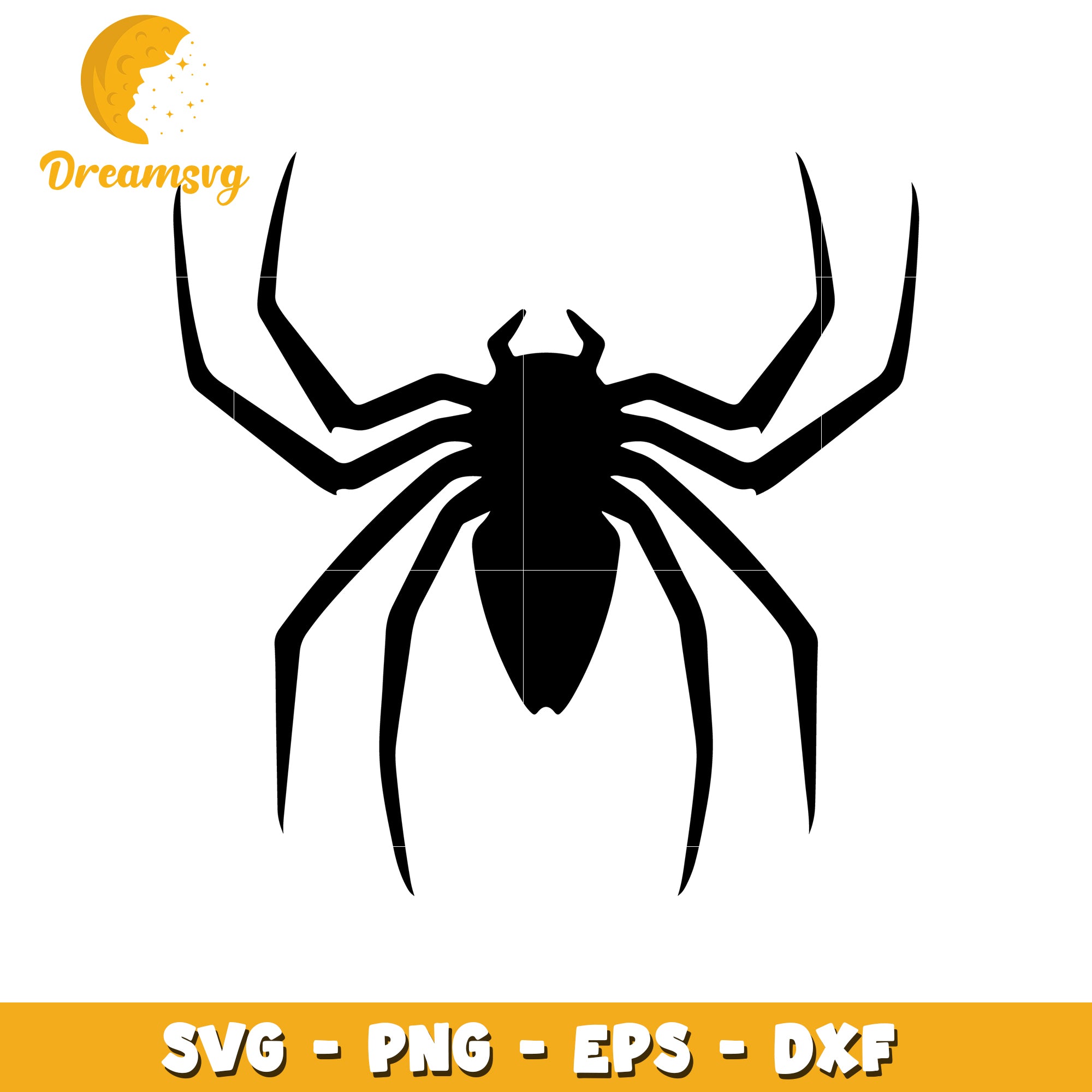 Spider SVG PNG EPS DXF Cut File – DreamSVG Store