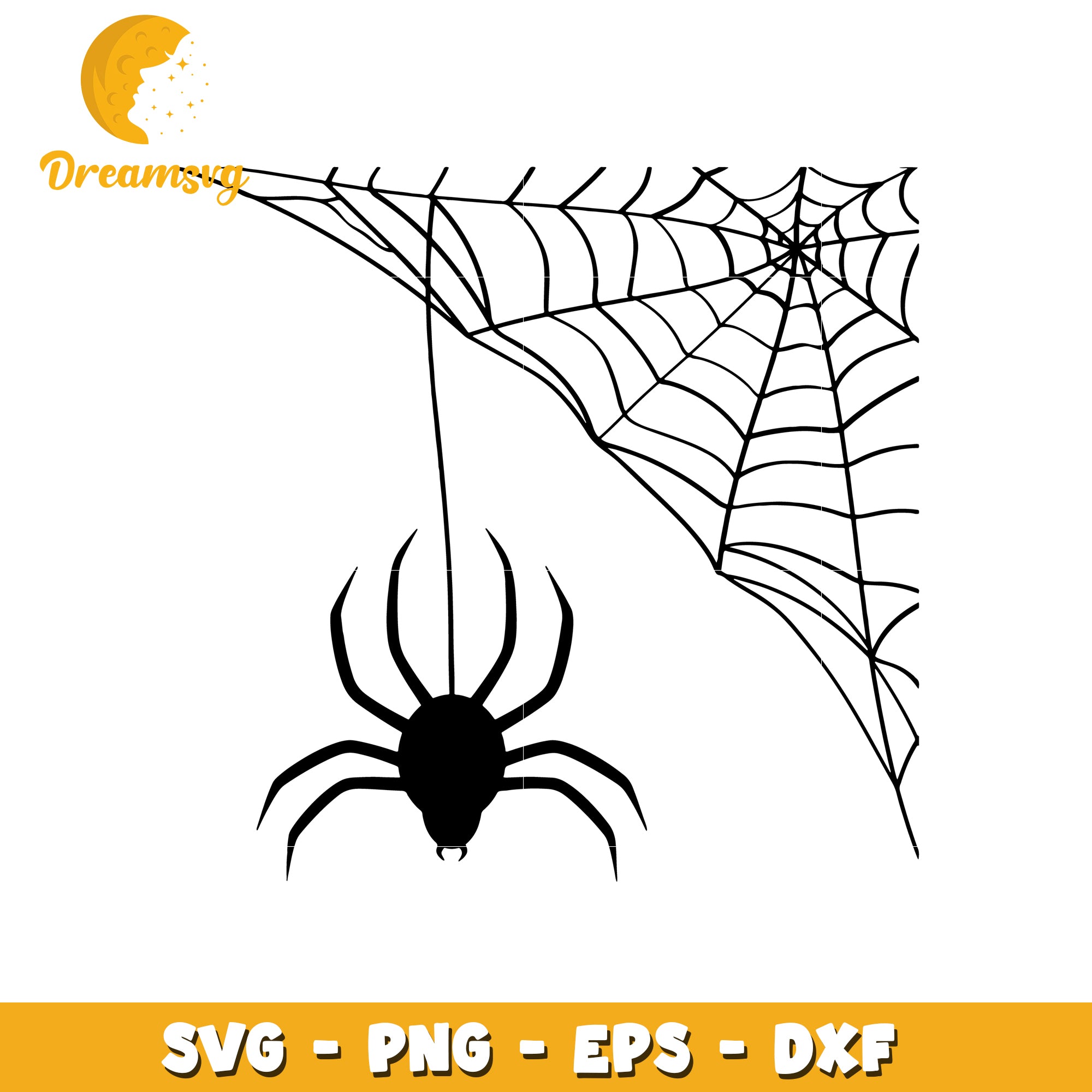 Spider Web SVG Cut File – DreamSVG Store