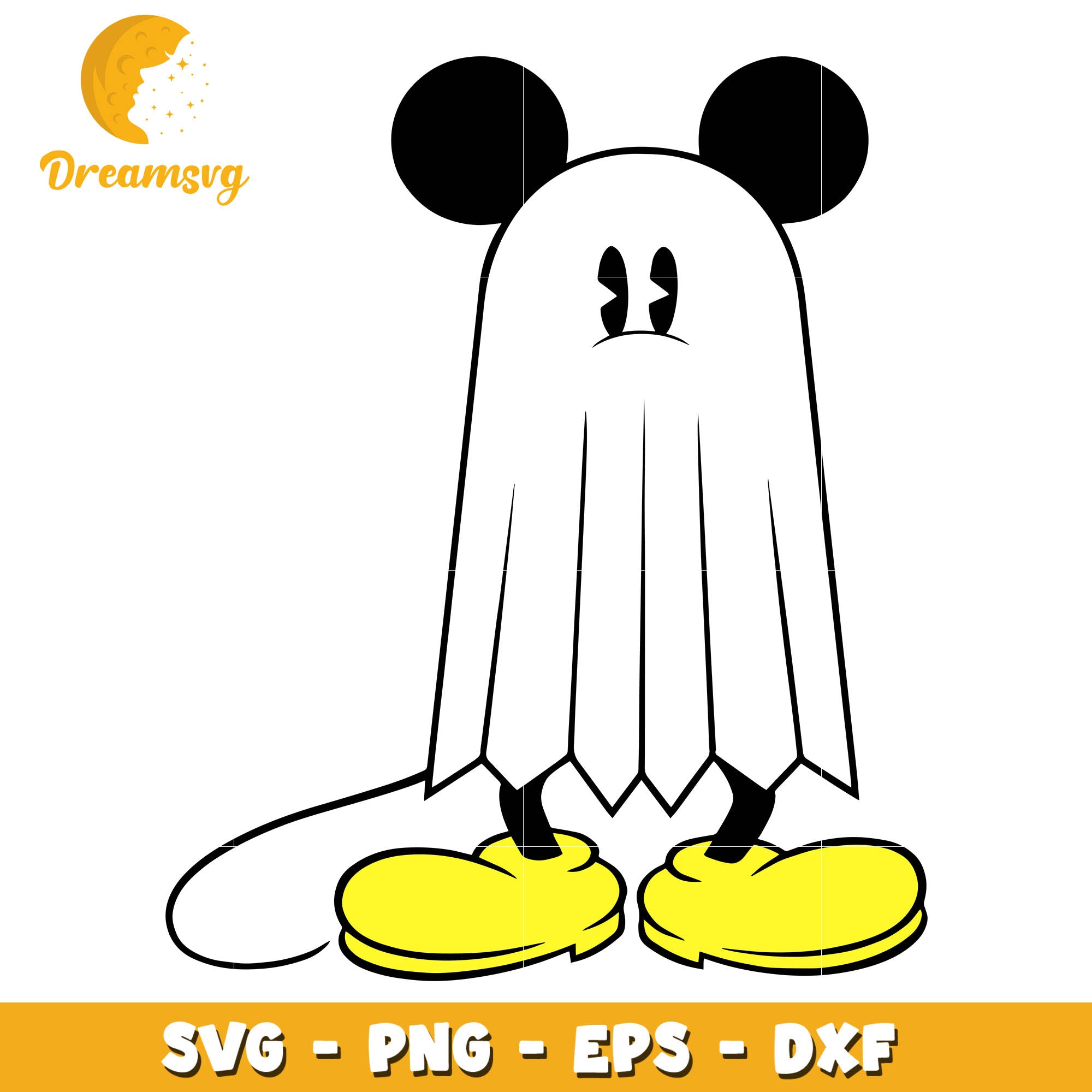 Mickey Ghost Spooky svg – DreamSVG Store