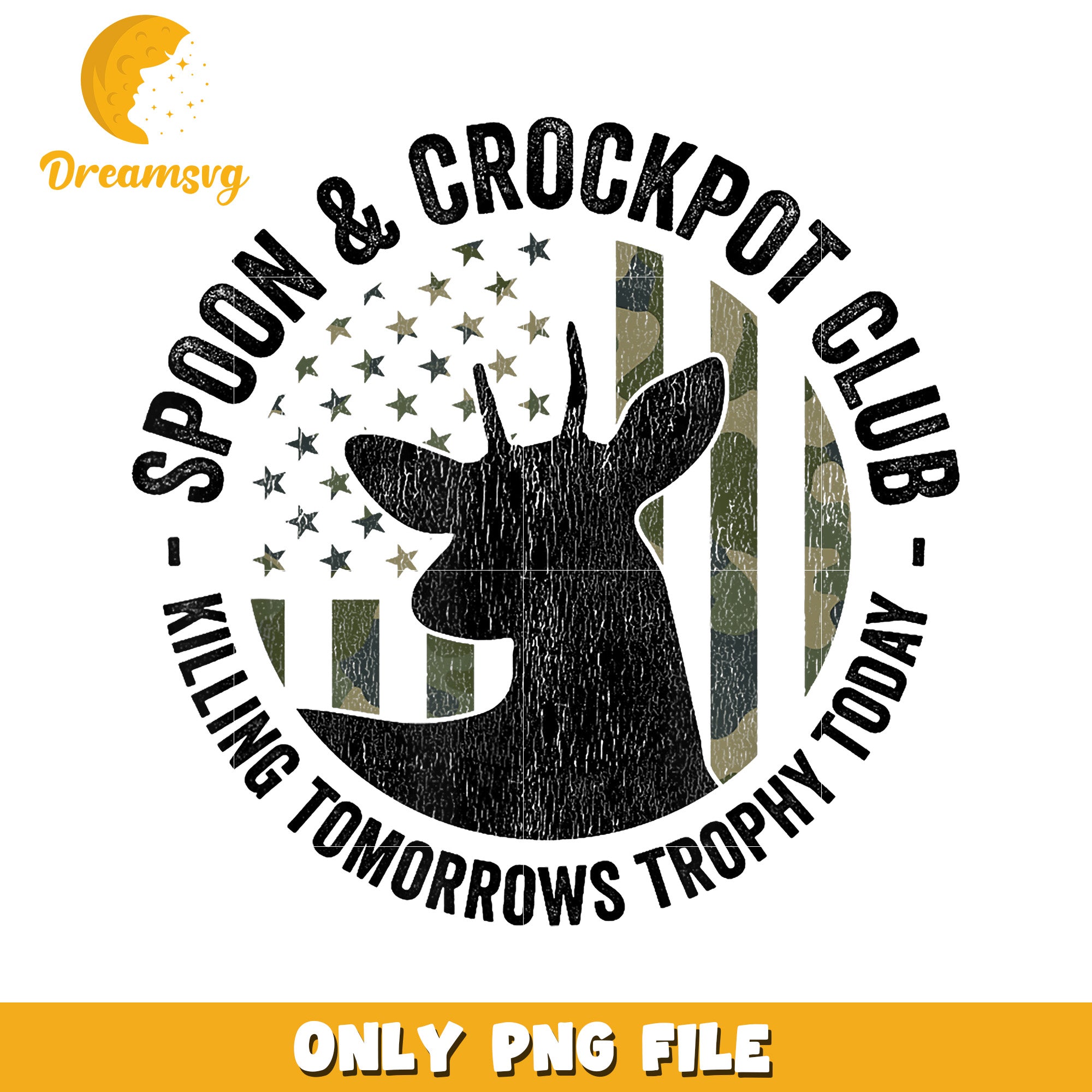 Spoon & Crockpot Club PNG Design – DreamSVG Store