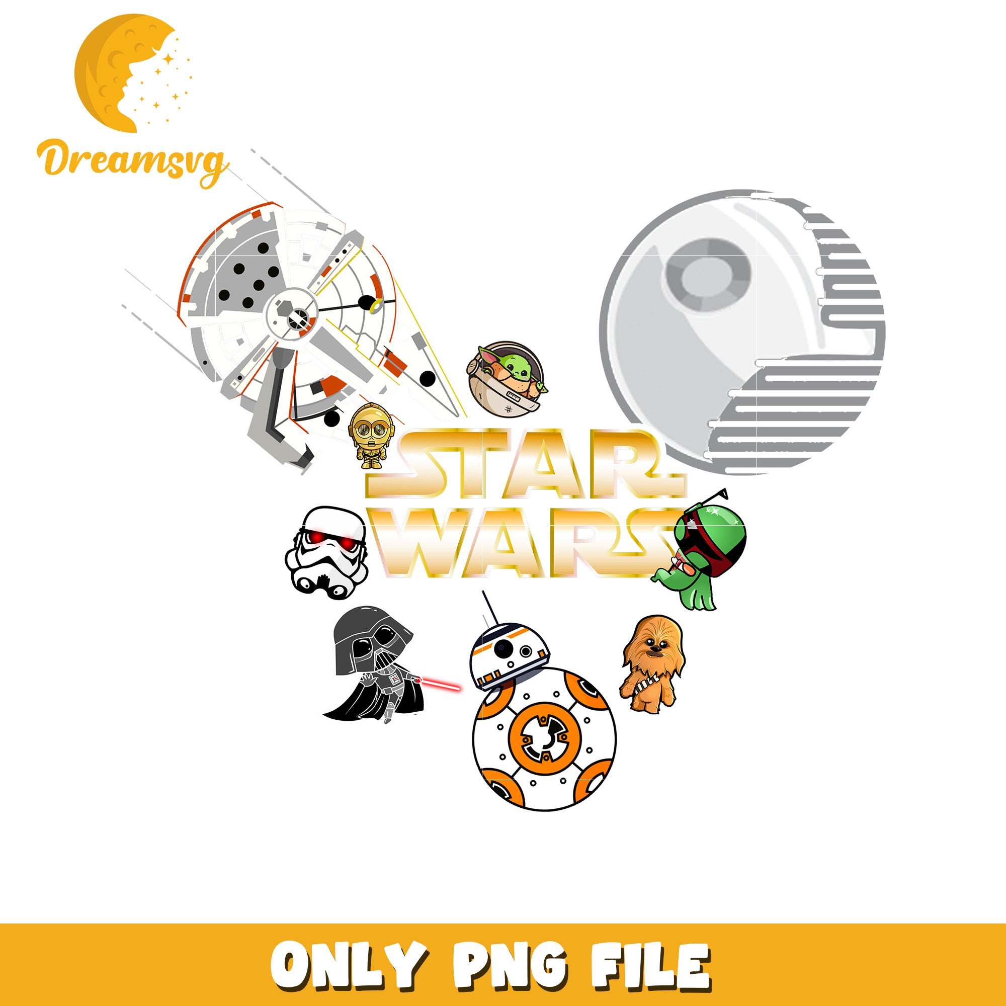 Star Wars PNG Characters Download – DreamSVG Store