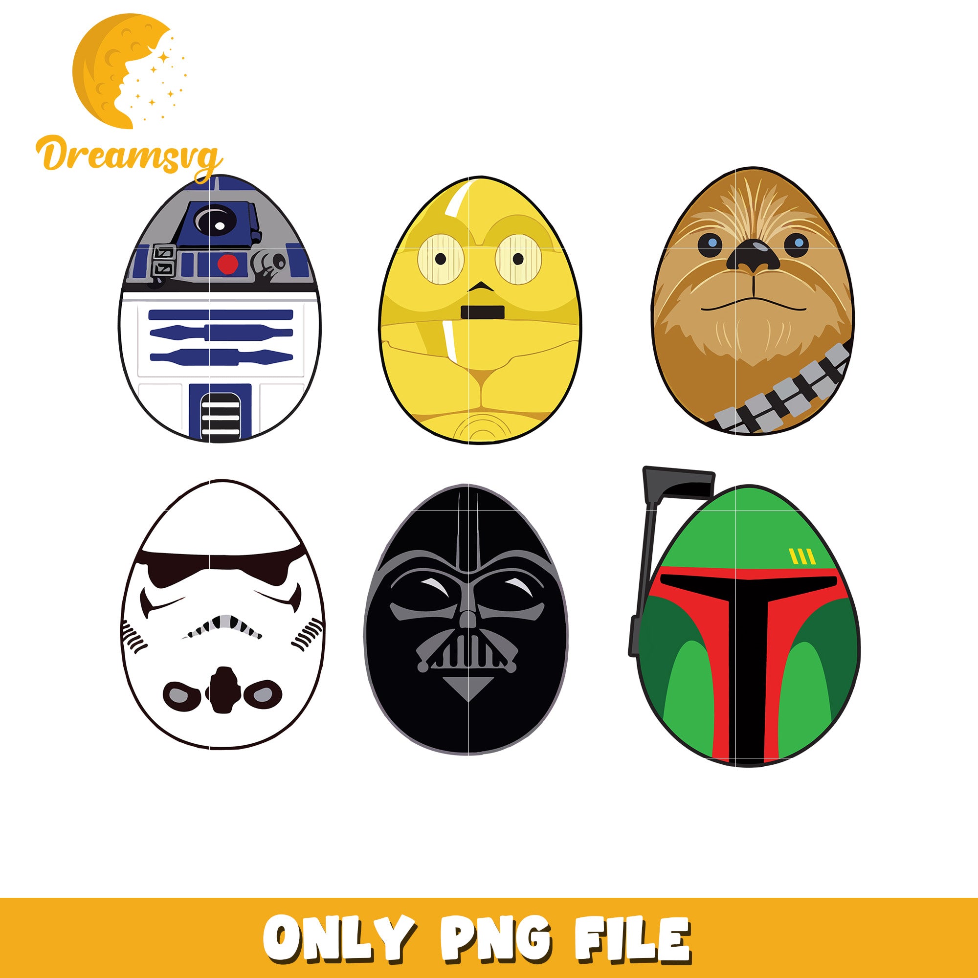 Star wars easter eggs costume png, easter egg costume png – DreamSVG Store