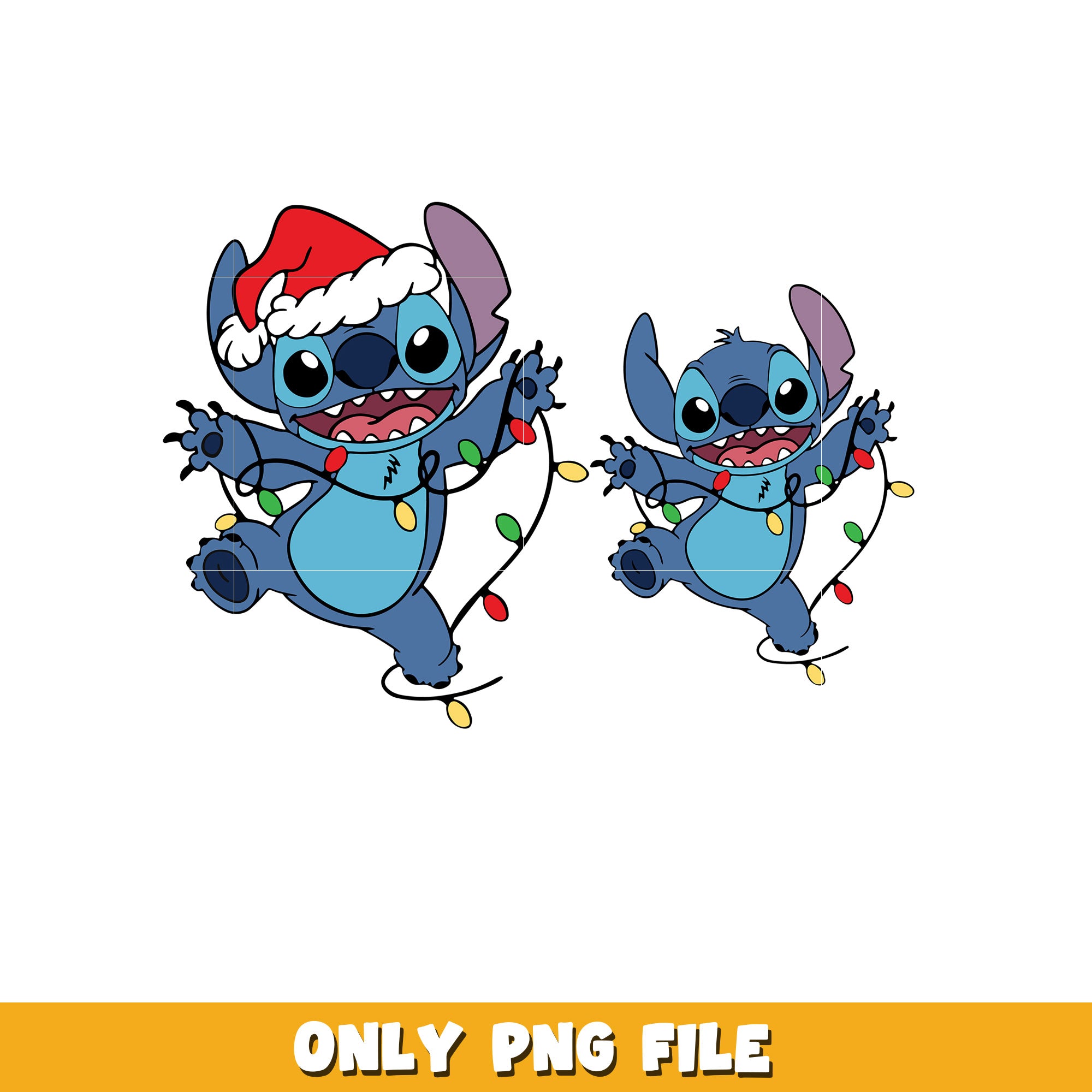 Stitch Christmas bundle png, Disney cartoon png, Digital download ...