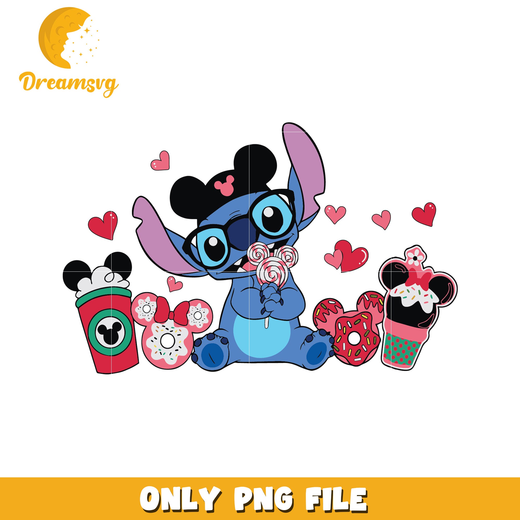 Stitch Disney PNG Sweet Treats – DreamSVG Store