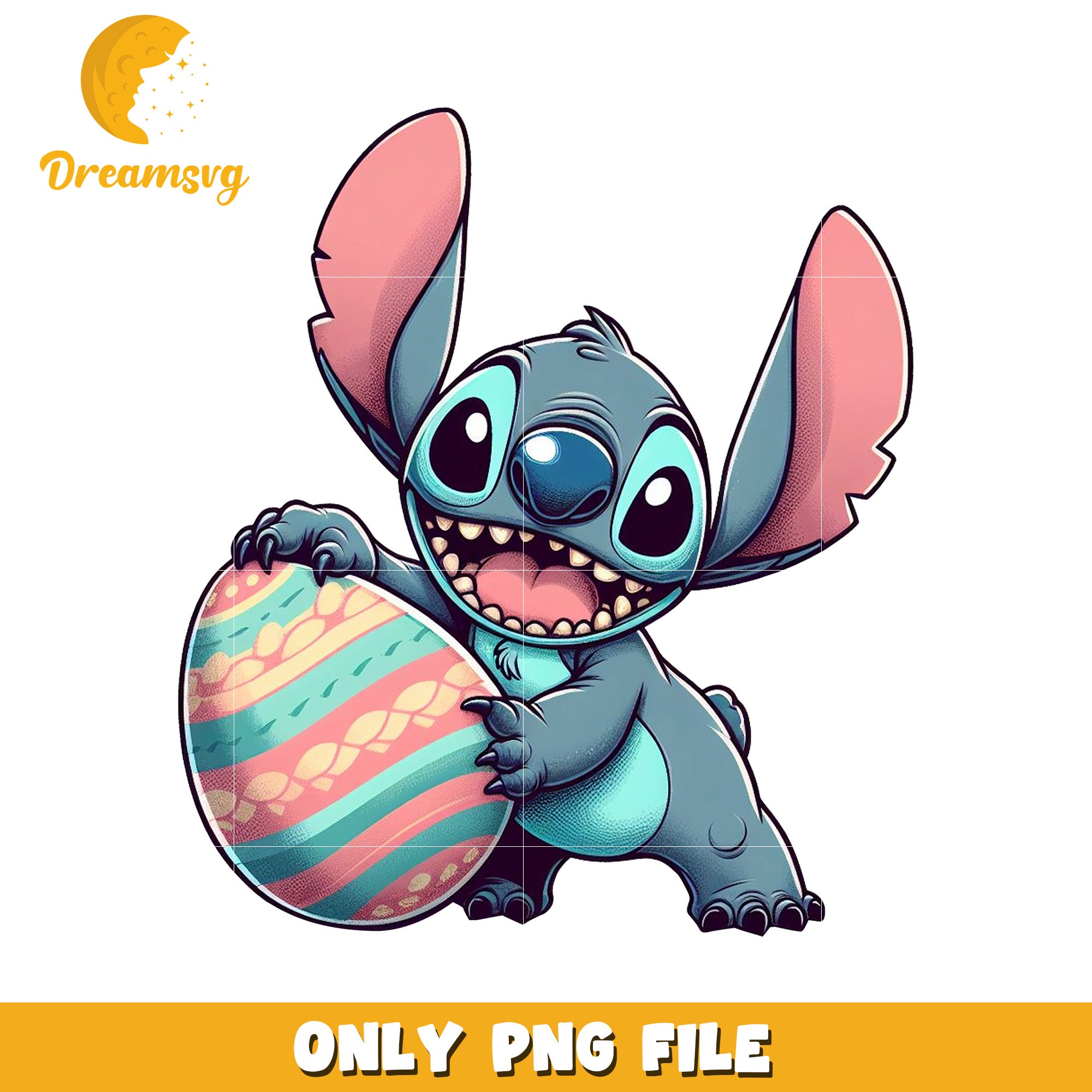 Stitch Easter Egg PNG Download – DreamSVG Store