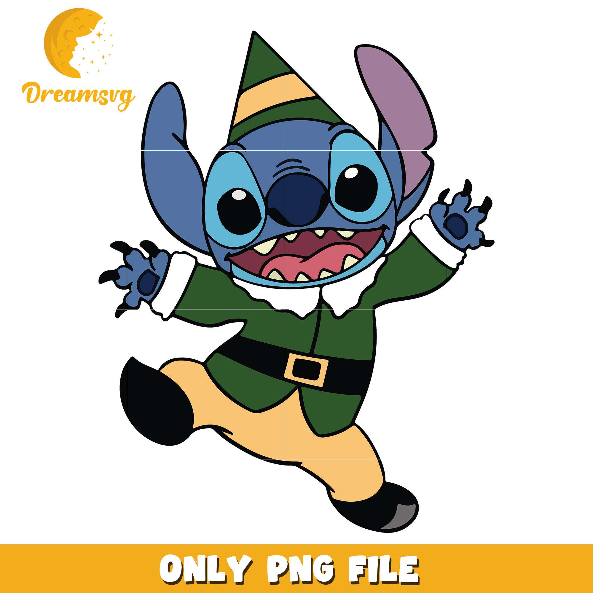 Stitch character dwarf png, stitch character png, christmas png ...