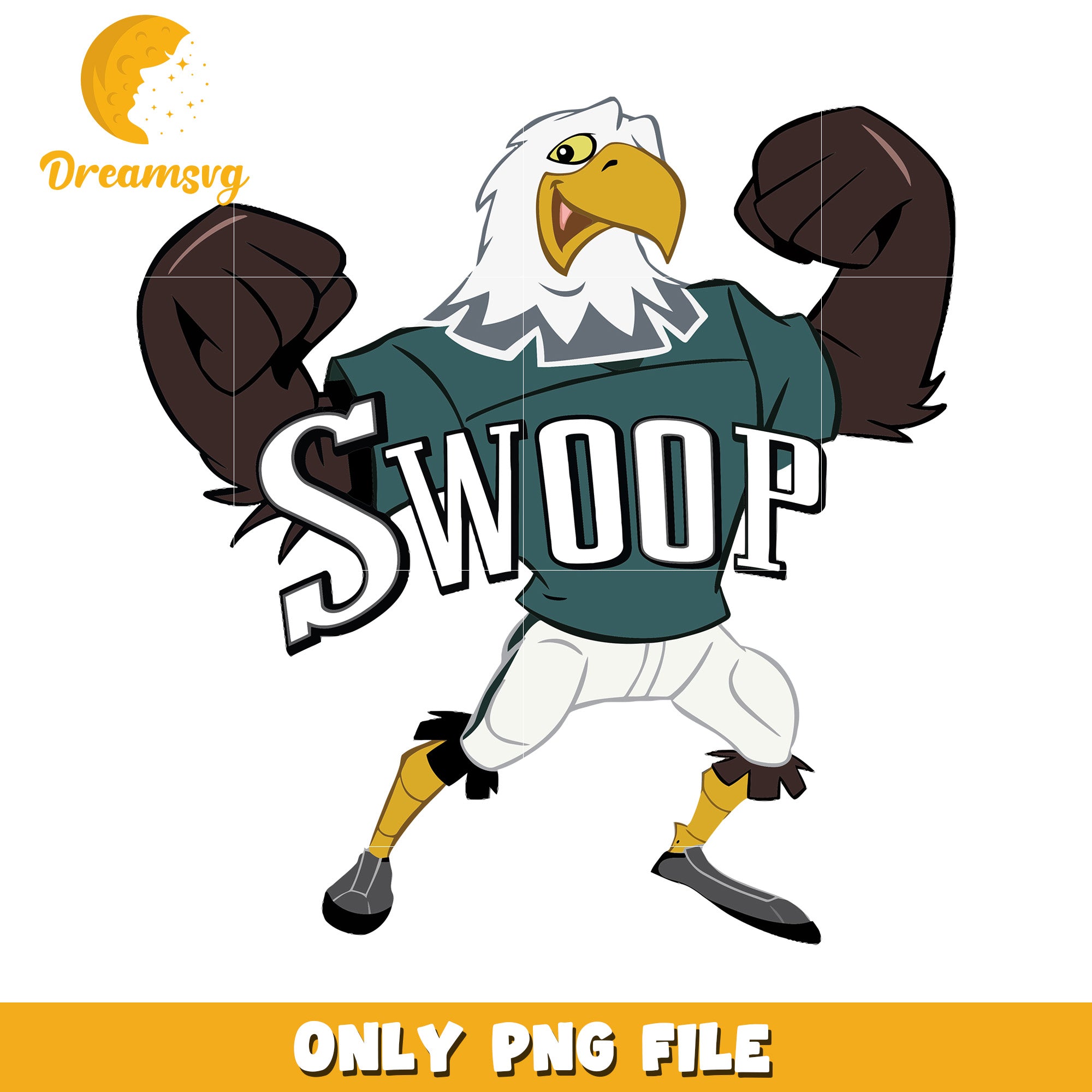 Strong Eagle PNG Mascot – DreamSVG Store