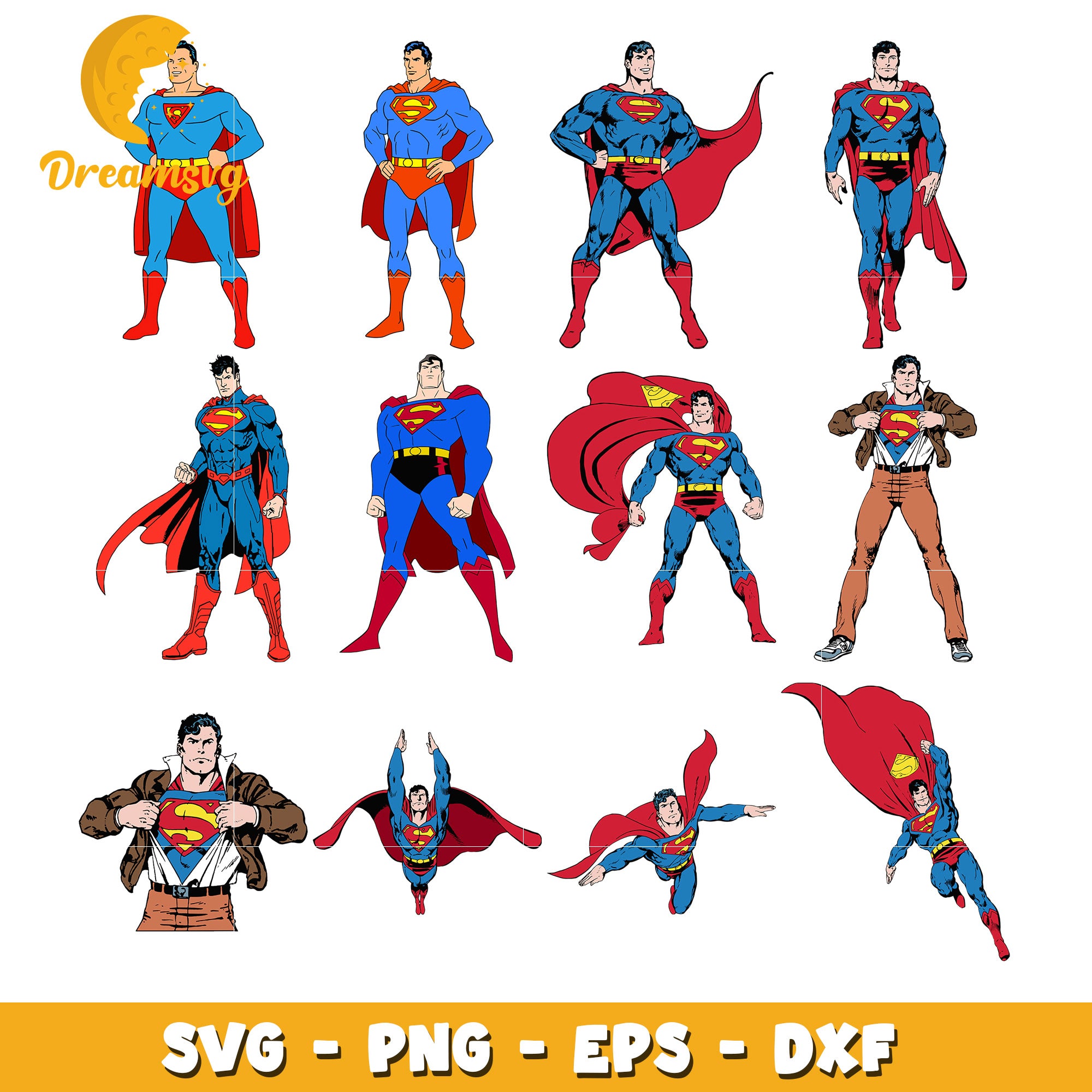 Superhero comic svg, Superman avengers svg, marvel svg – DreamSVG Store