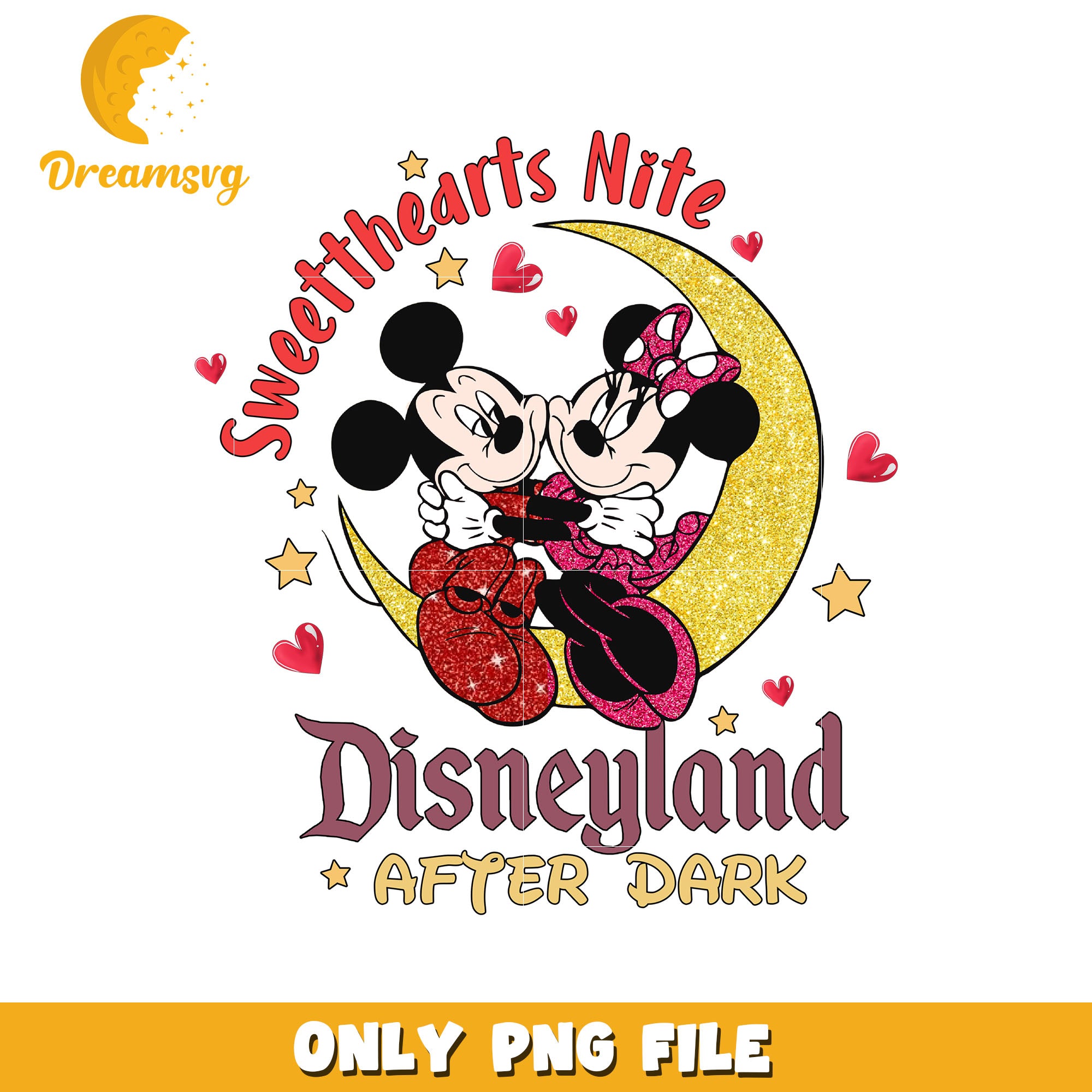 Sweet heart nite disneyland after dark png, disneyland png – DreamSVG Store