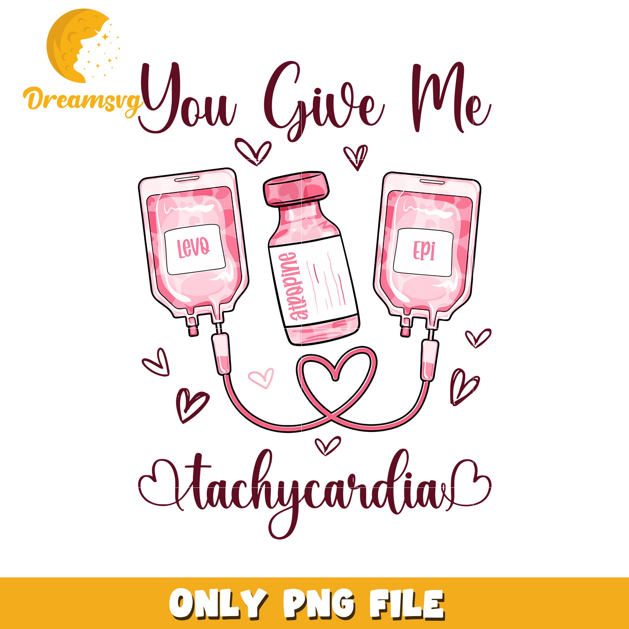 Tachycardia PNG Design – DreamSVG Store