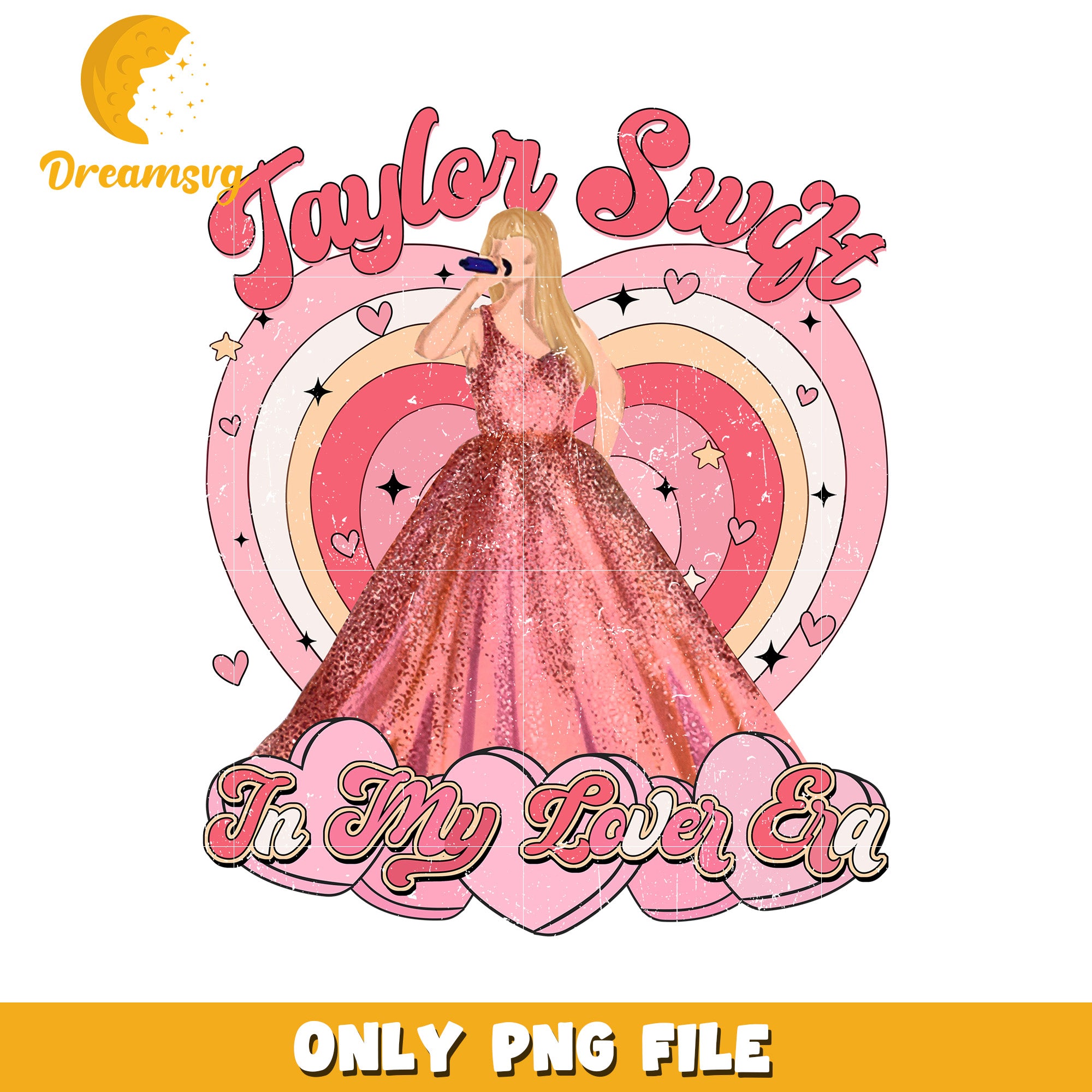 Taylor Swift In My Lover Era PNG Art for Fans – DreamSVG Store