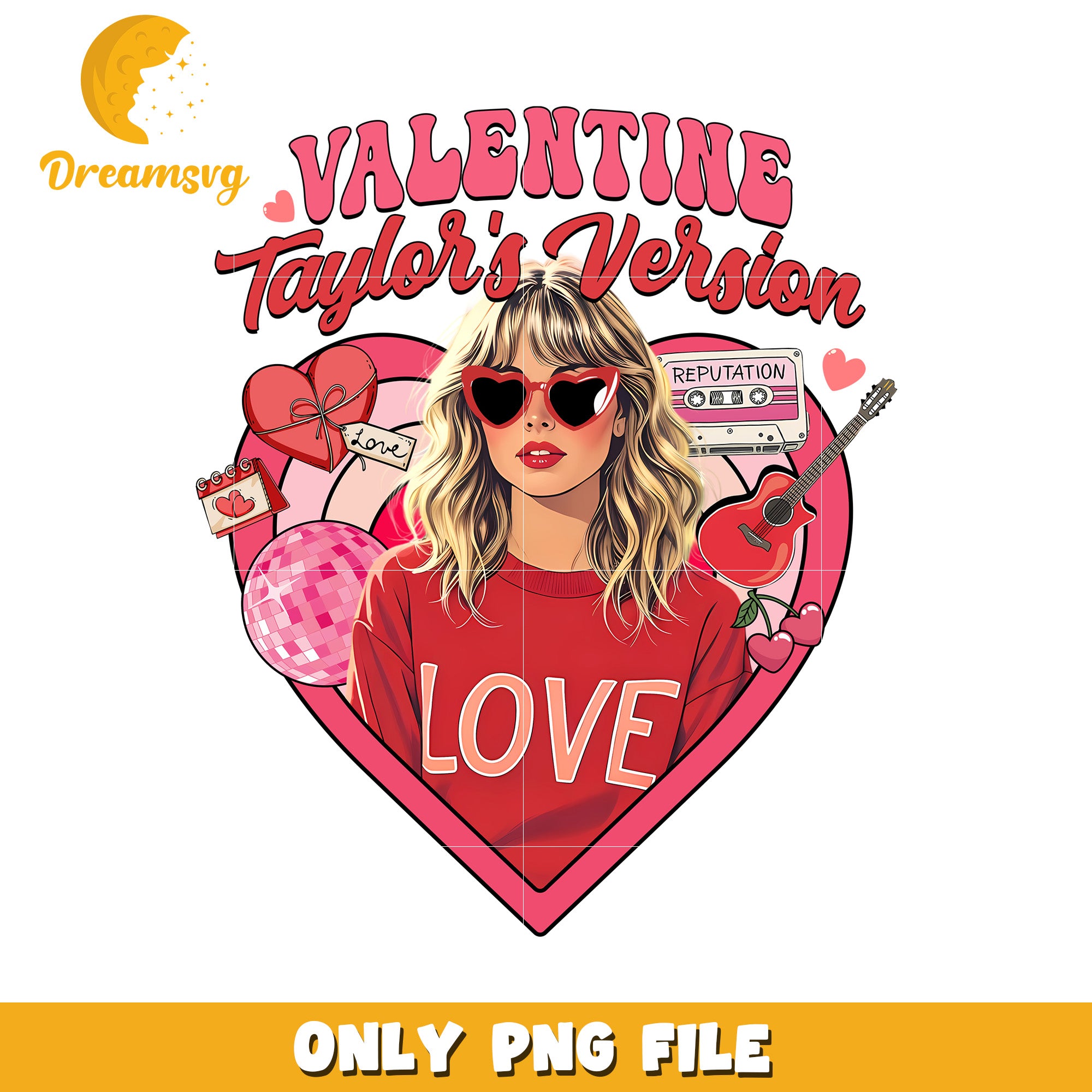 Taylor Swift Valentines PNG – DreamSVG Store