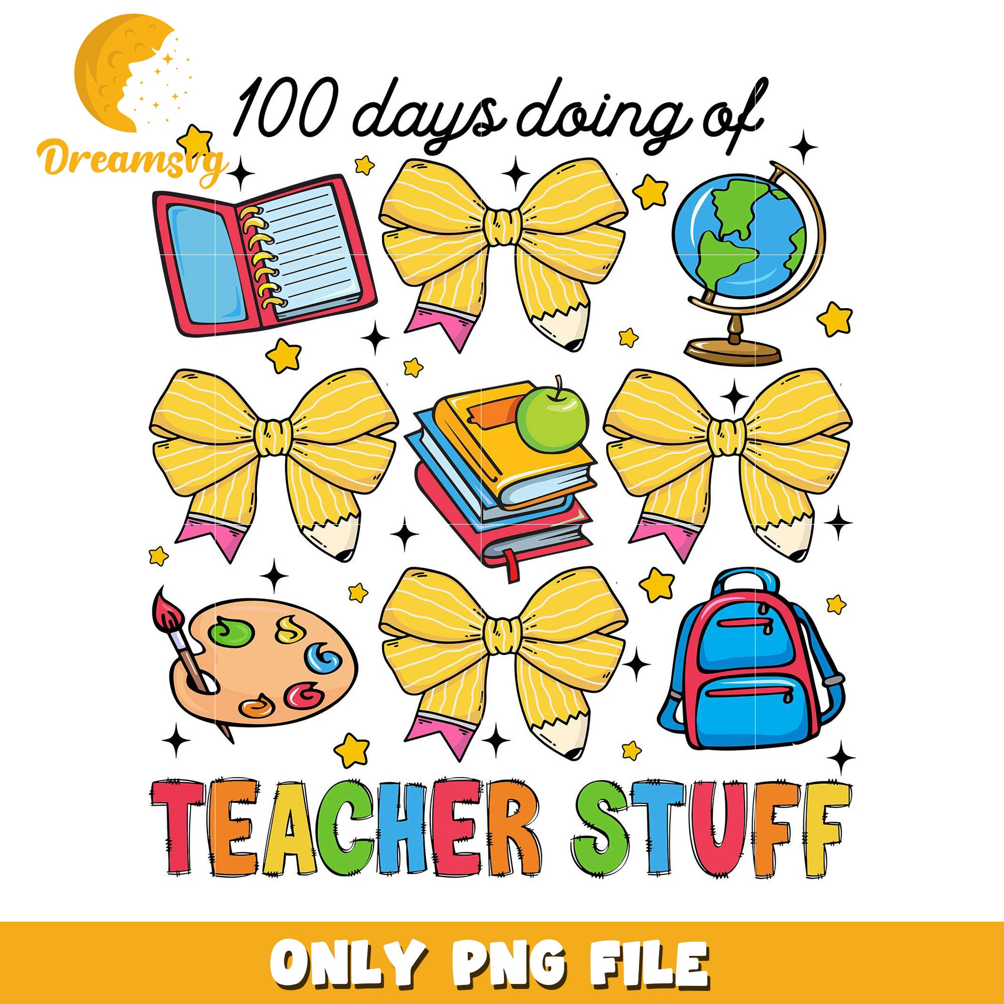 Teacher Stuff PNG Clipart – DreamSVG Store