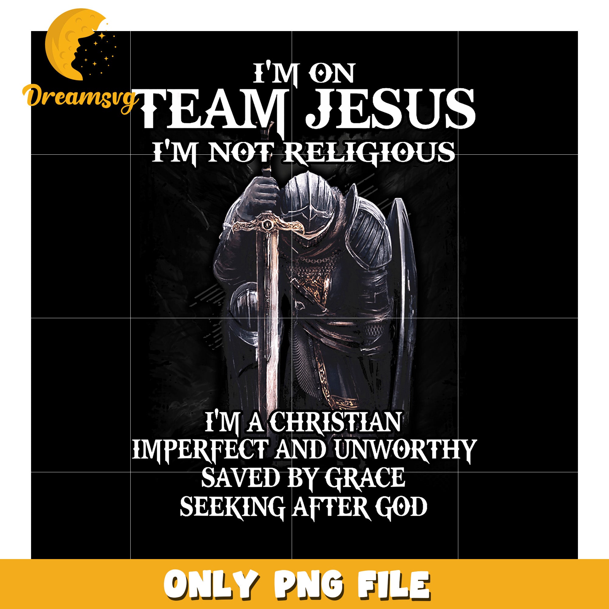 Team Jesus PNG Christian Knight Design – DreamSVG Store