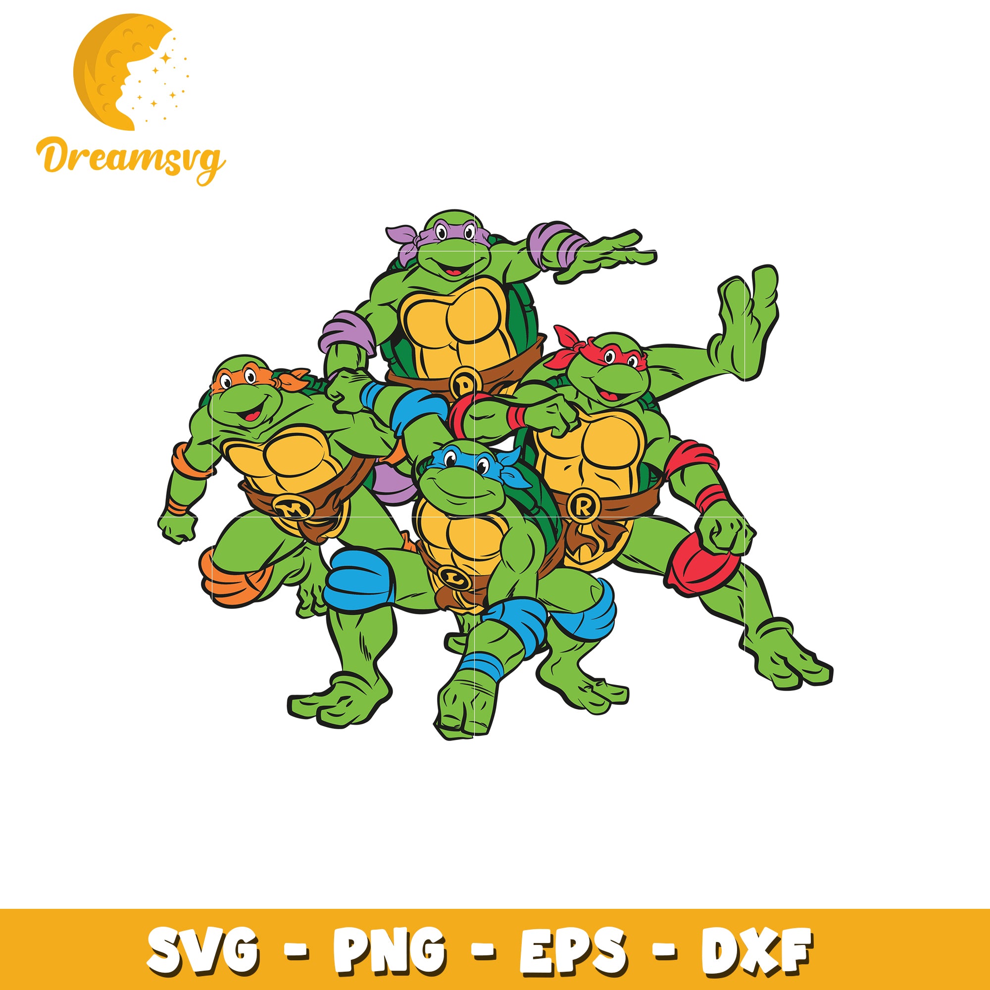 Teenage Mutant Ninja Turtles SVG Bundle – DreamSVG Store
