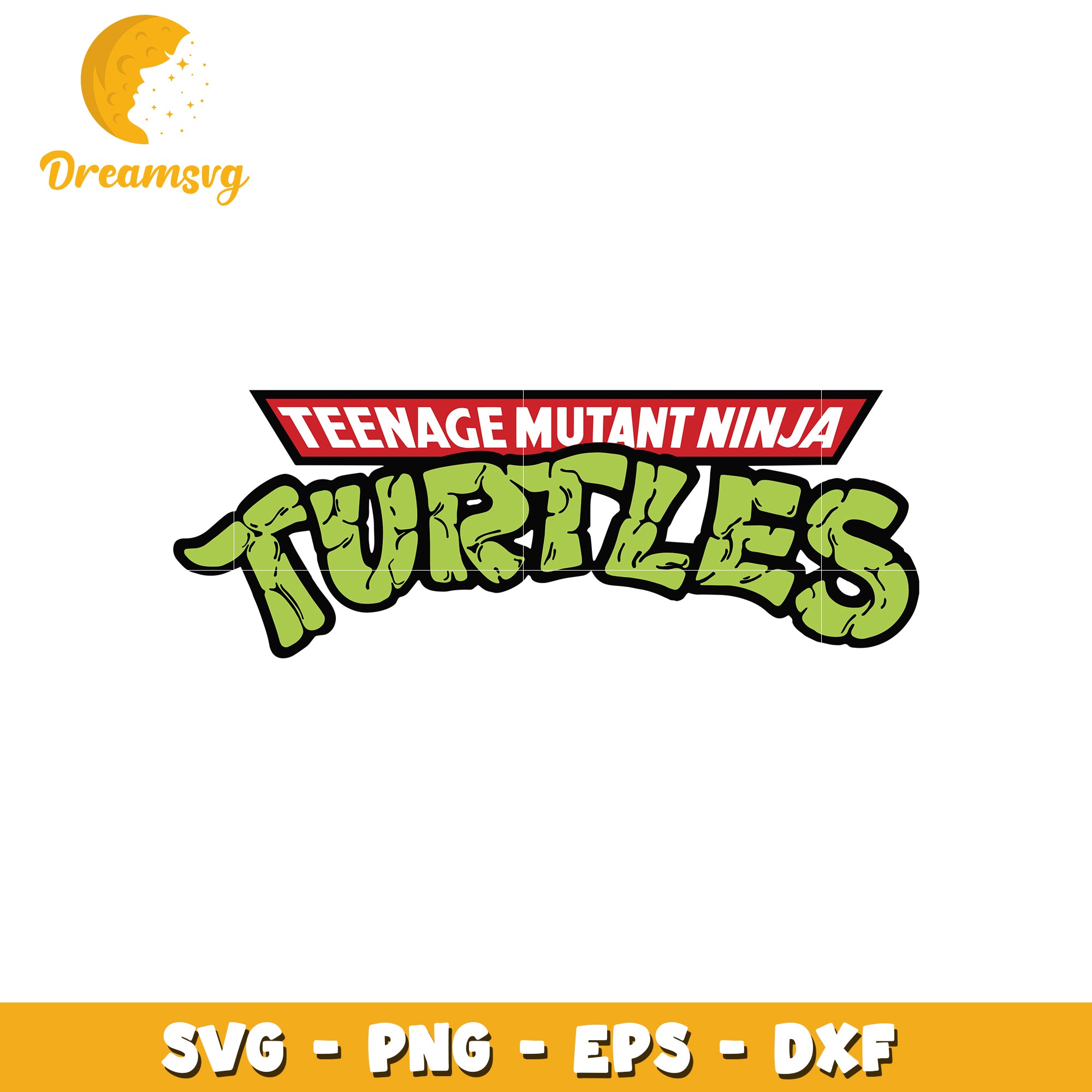Teenage Mutant Ninja Turtles SVG Logo Design Download – DreamSVG Store