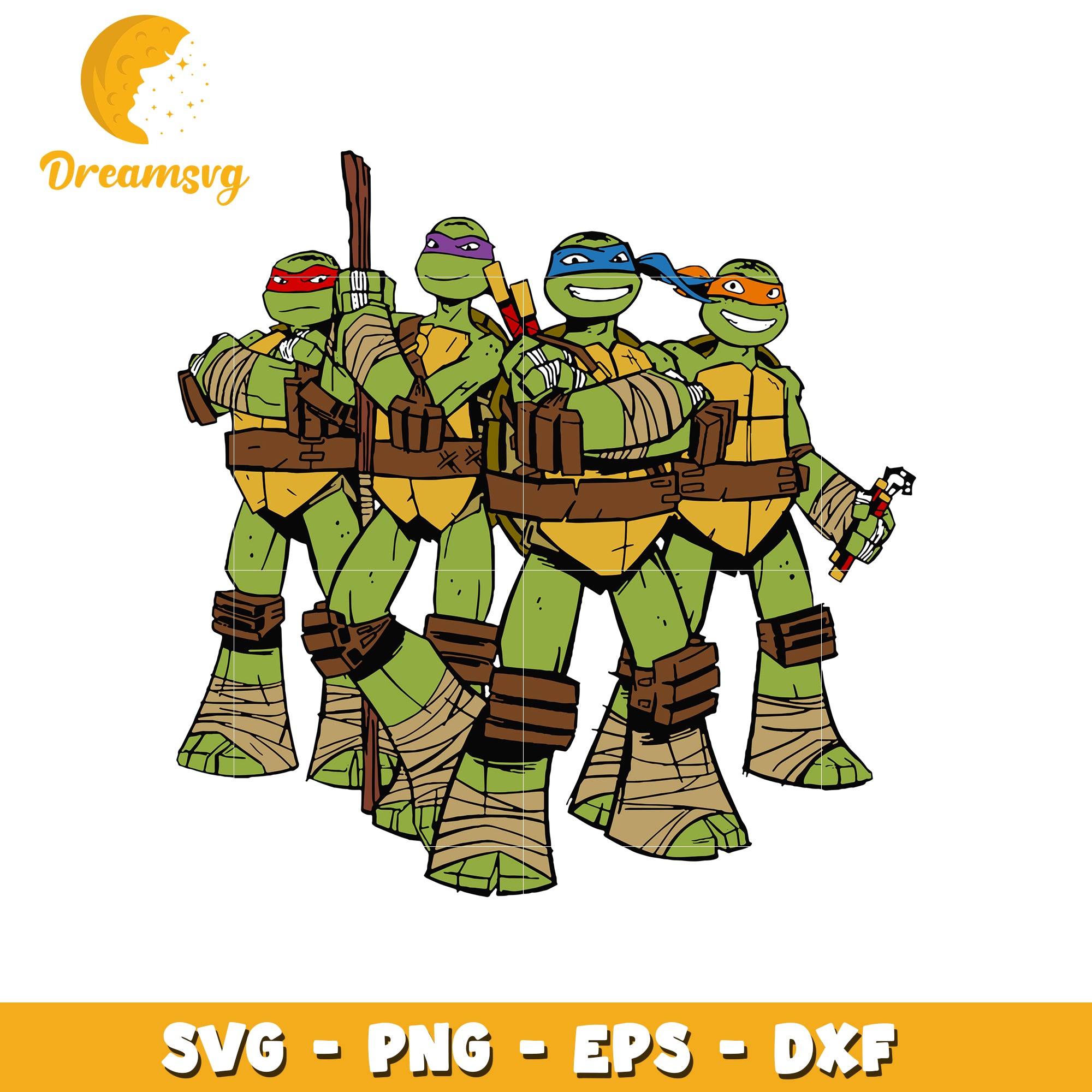 Teenage Mutant Ninja Turtles SVG PNG EPS DXF – DreamSVG Store