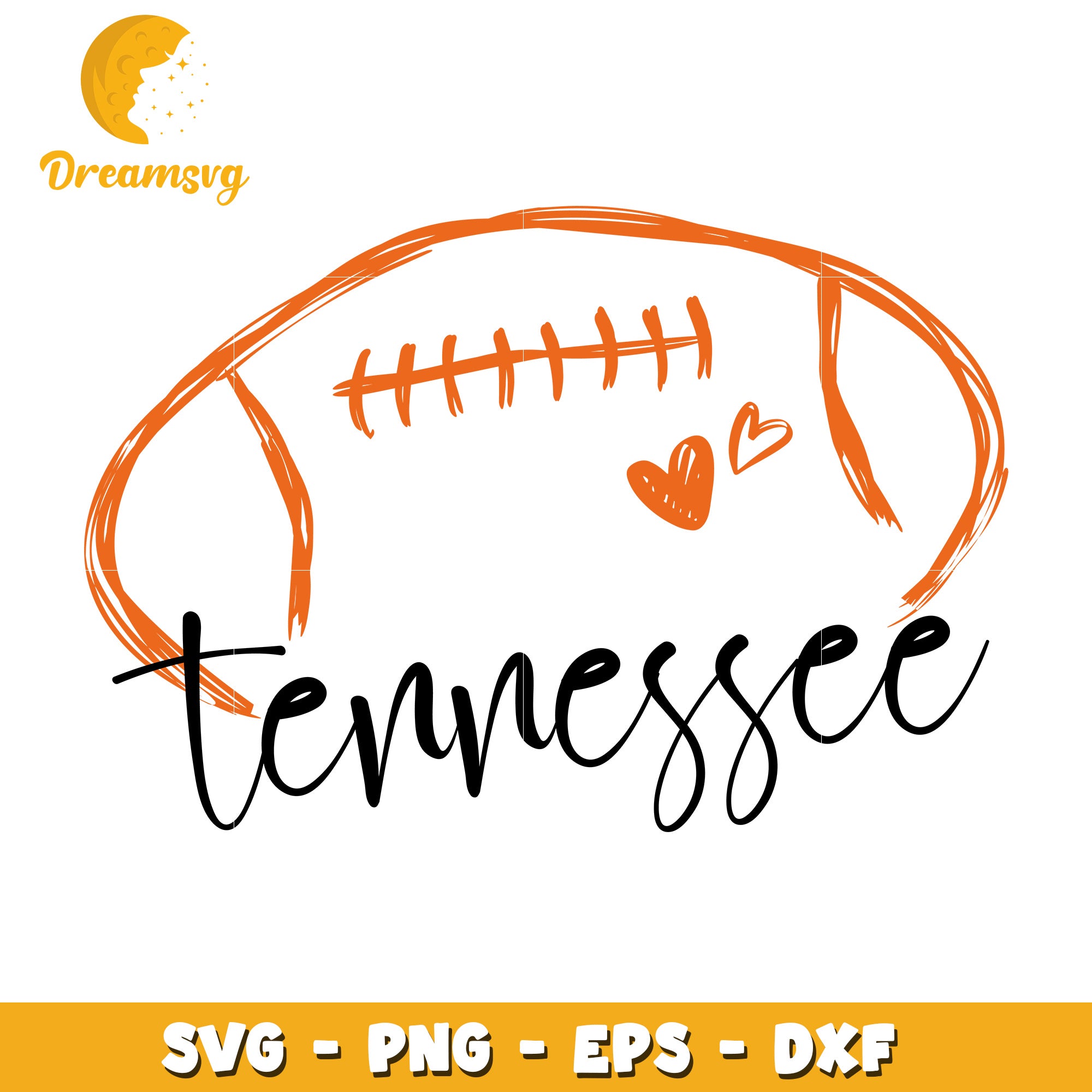 Tennessee Football SVG Design for Sports Lovers and Fans – DreamSVG Store
