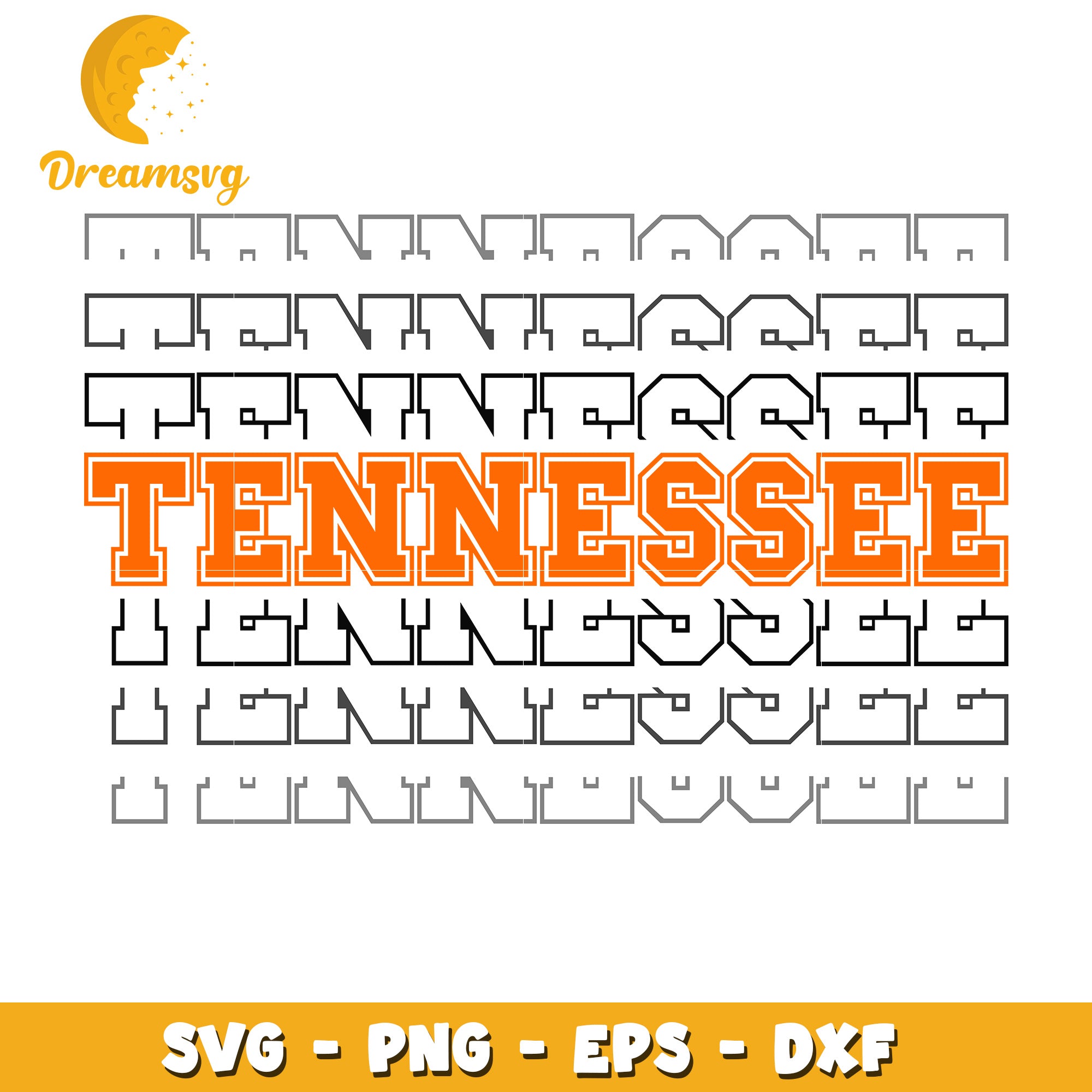 Tennessee SVG PNG EPS DXF Cut Files – DreamSVG Store