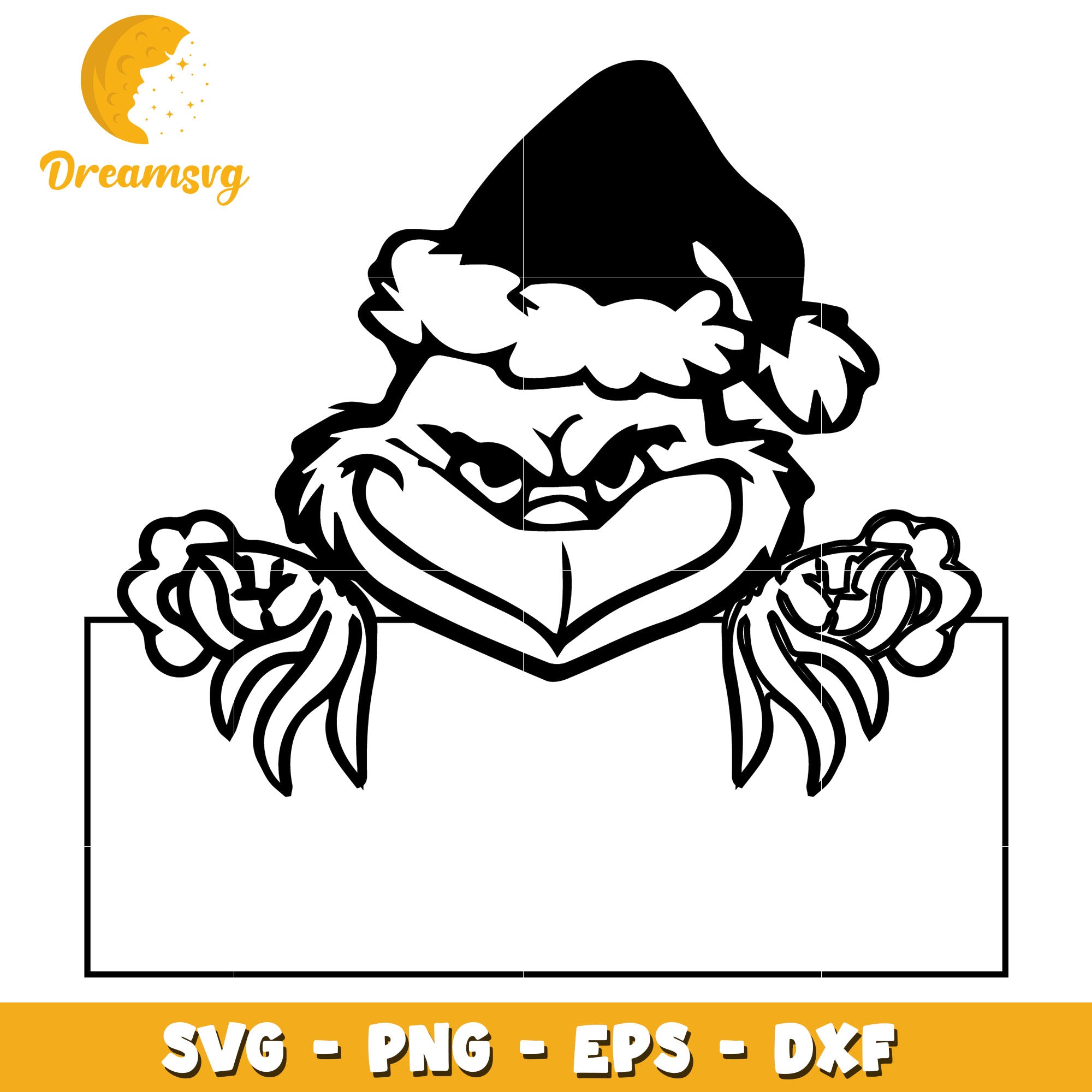 The Grinch character svg, The Grinch santa hat svg, christmas svg ...