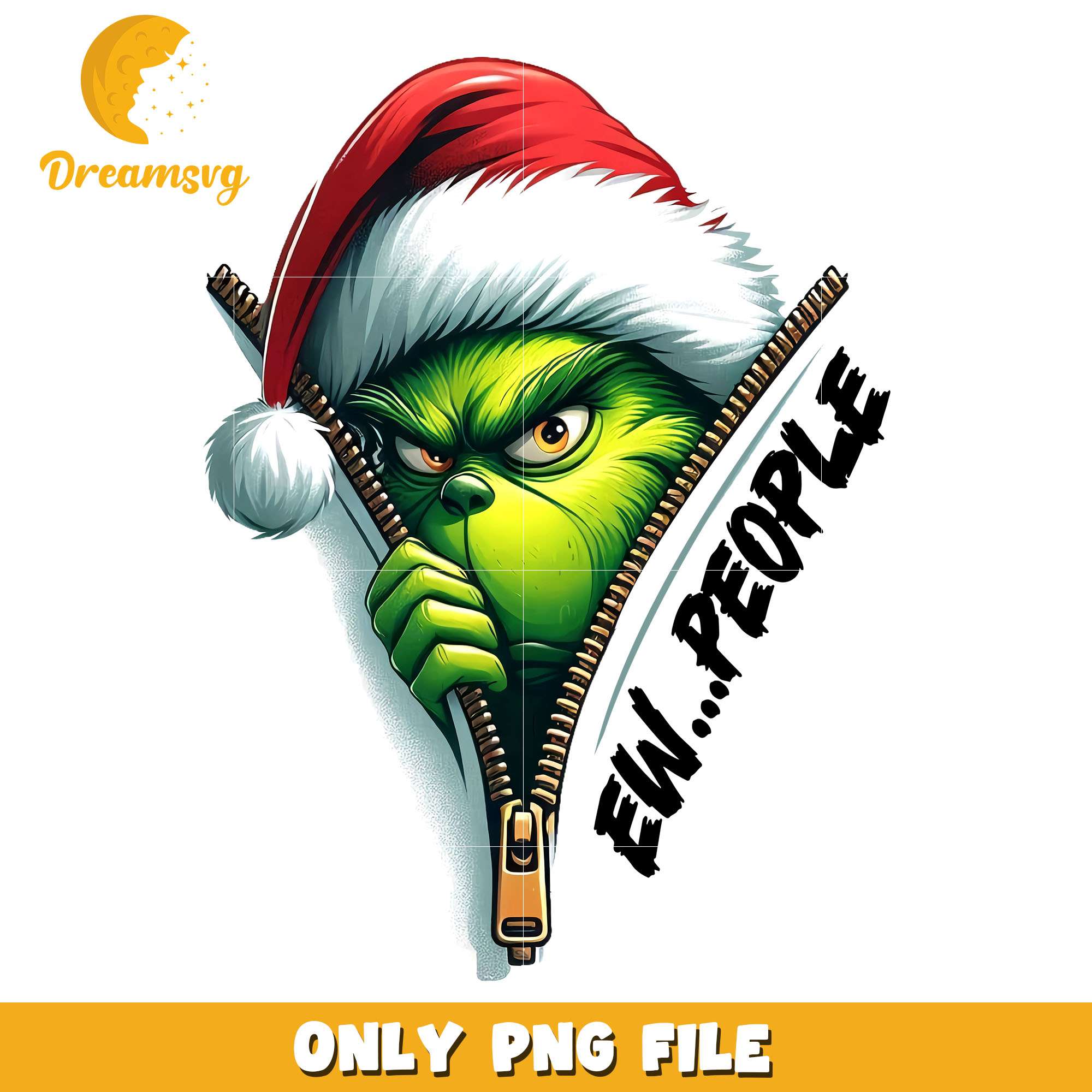The grinch ew...people png, grinch png, christmas png – DreamSVG Store