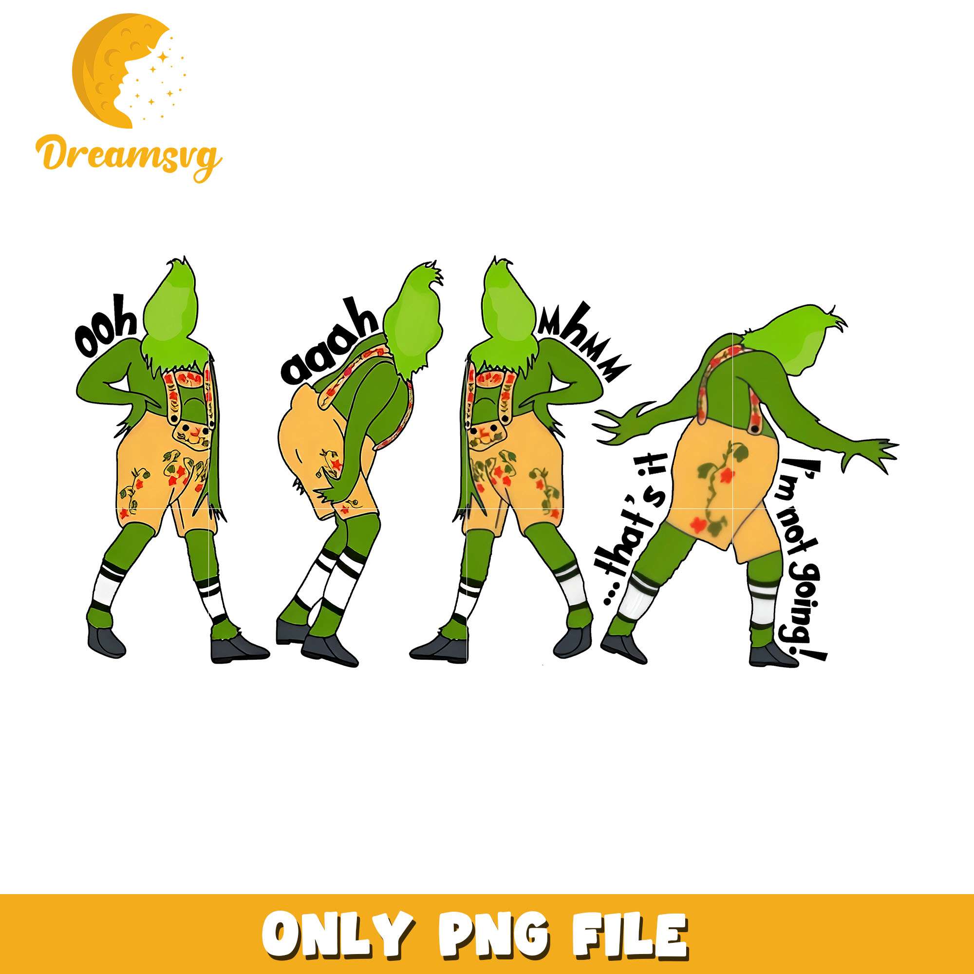 The grinch ooh aaad mhmm grinch png, grinch png, christmas png ...