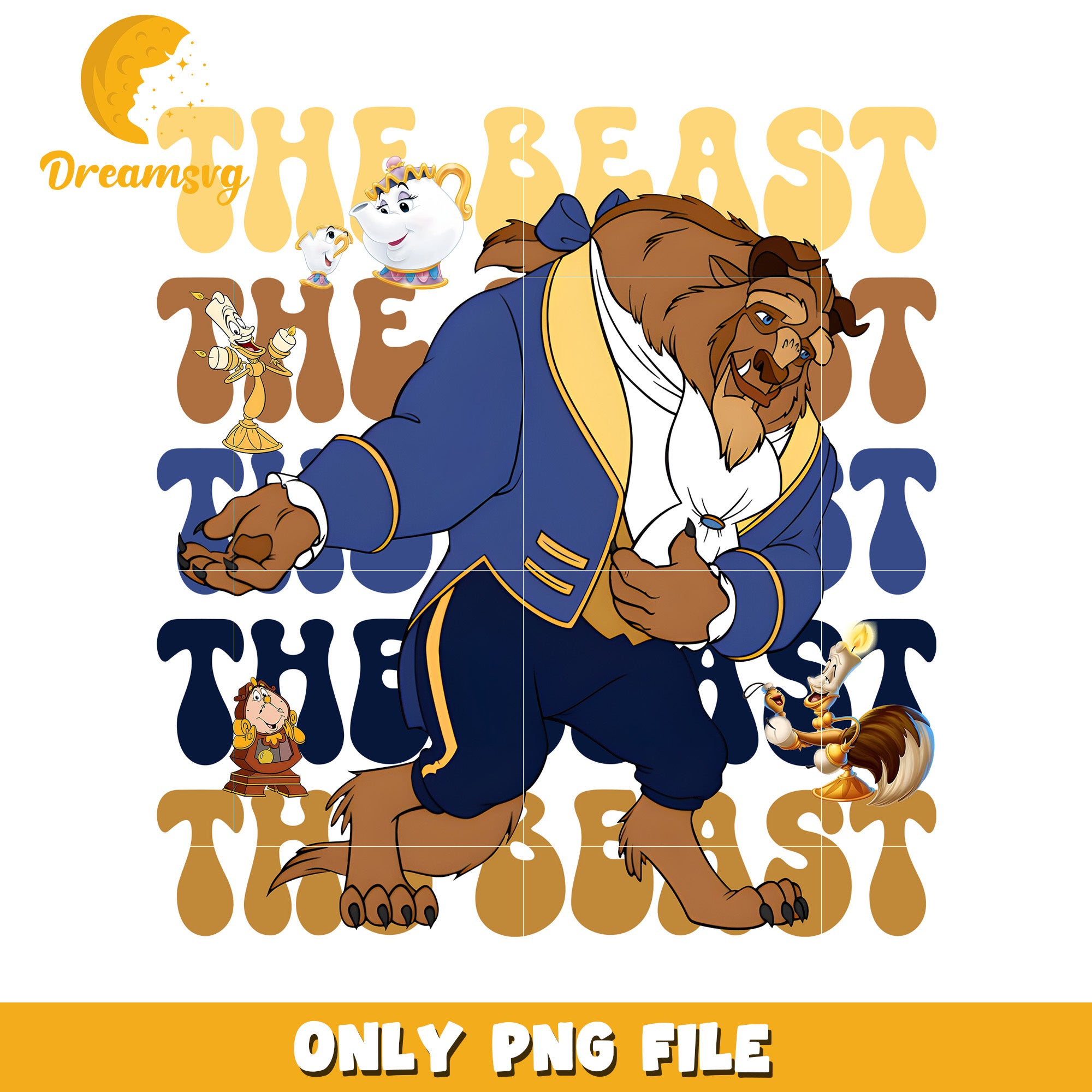 The beast png, beauty and the beast png, disney beast png – DreamSVG Store