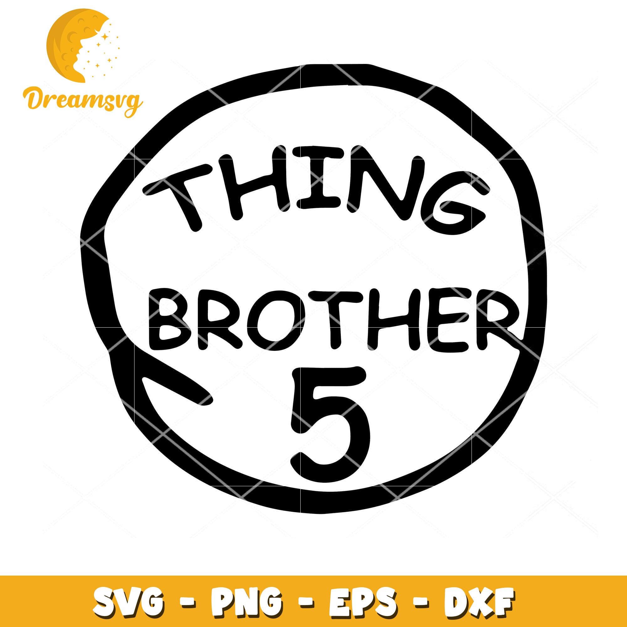 Thing Brother 5 SVG Cut File – DreamSVG Store